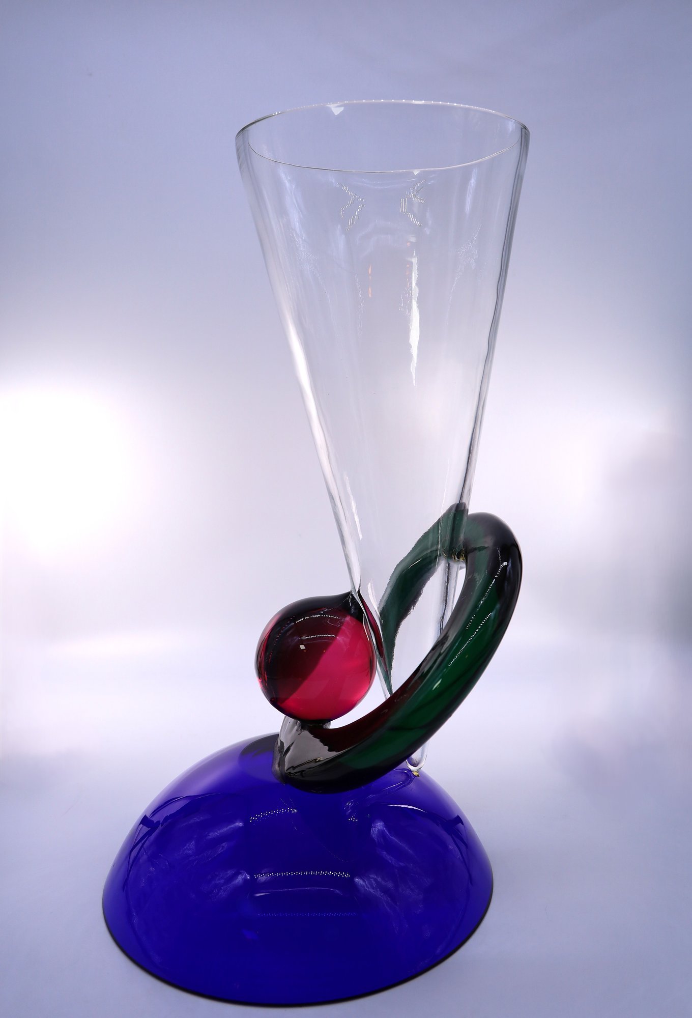 Extra Large Vintage Murano Glass Memphis Design Attributed To Ehore ...