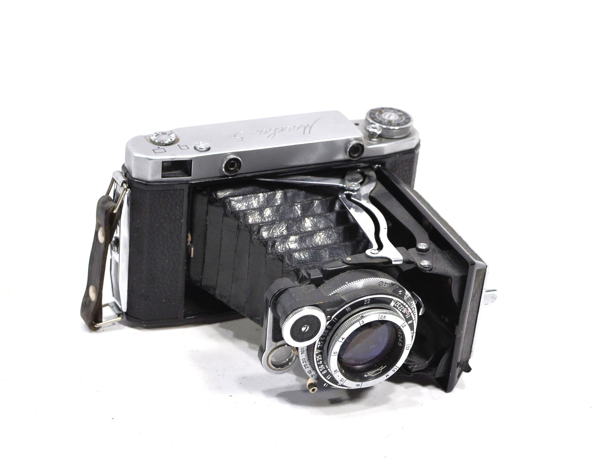 Vintage Moskva-5 Soviet Medium Format Folding Camera W/ Case #2960 ...