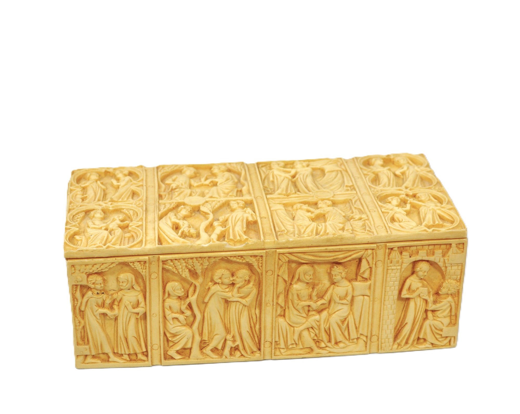 1977 MMA Medieval Lovers Casket Box By Artek Metropolitan Museum Of Art ...