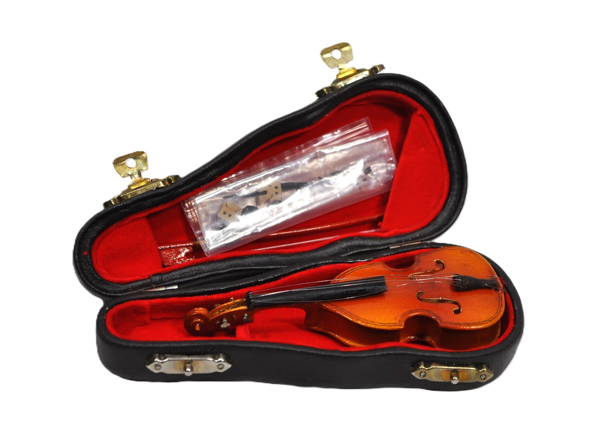 Miniature Violin In Case With Accessories #3122 | Auctionninja.com