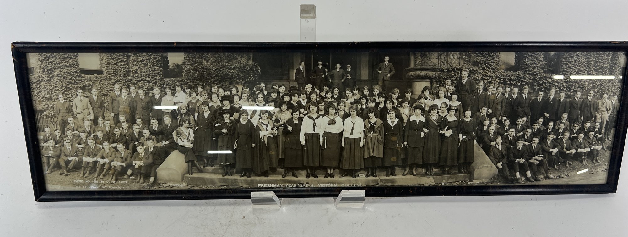 Antique Panoramic Photograph Of Victoria College Freshman Class #24484 ...