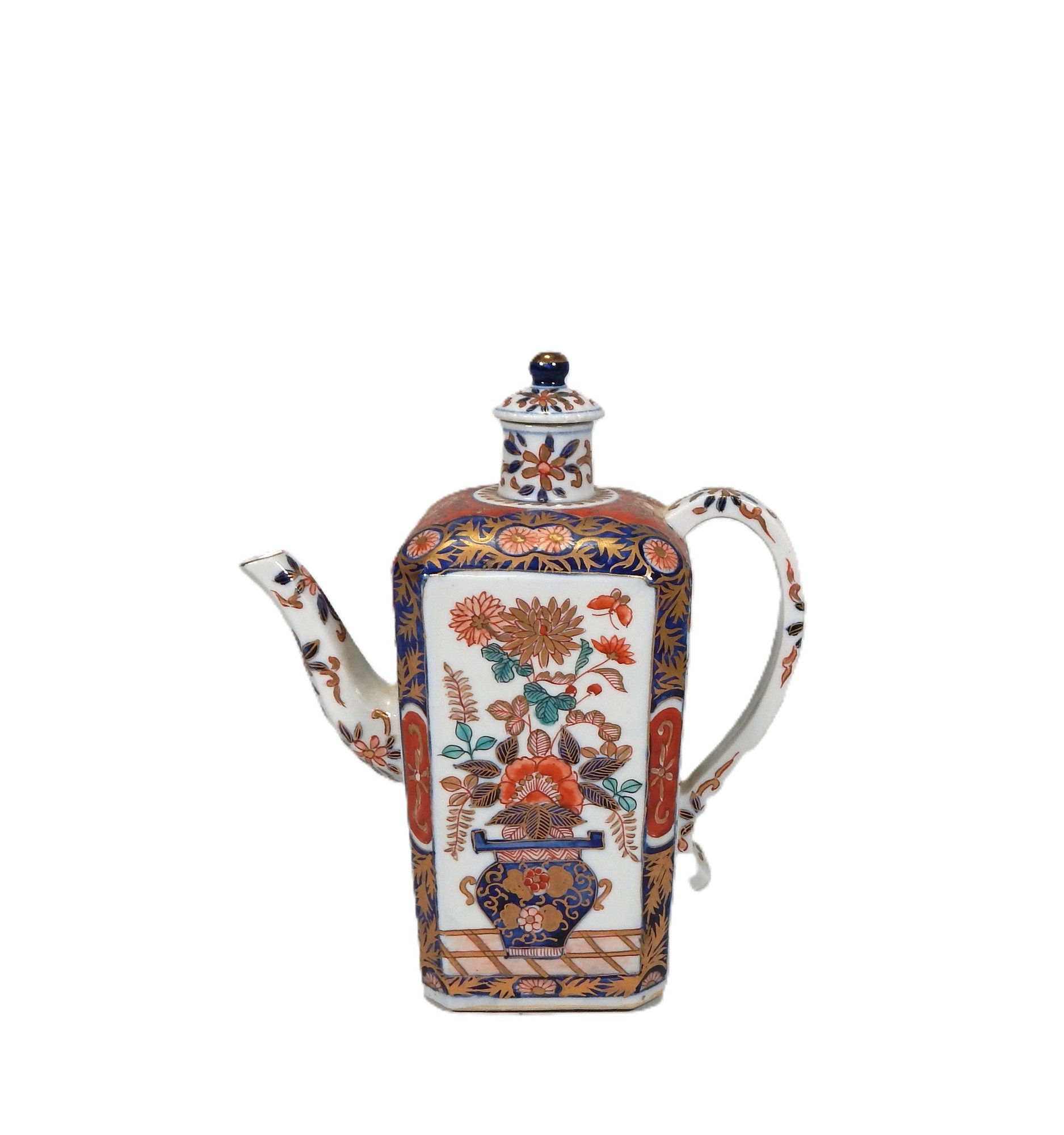 Japanese Meiji Period Imari Saki Pot With Original Lid #25557 ...