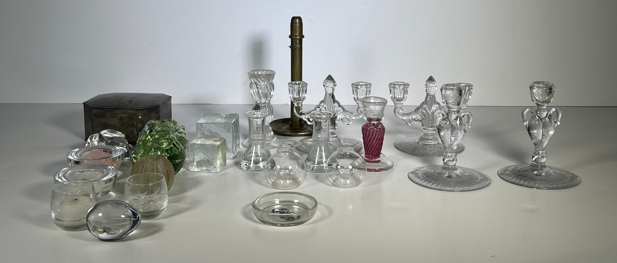 Collection Of Glassware And Silver Box #27983 | Auctionninja.com