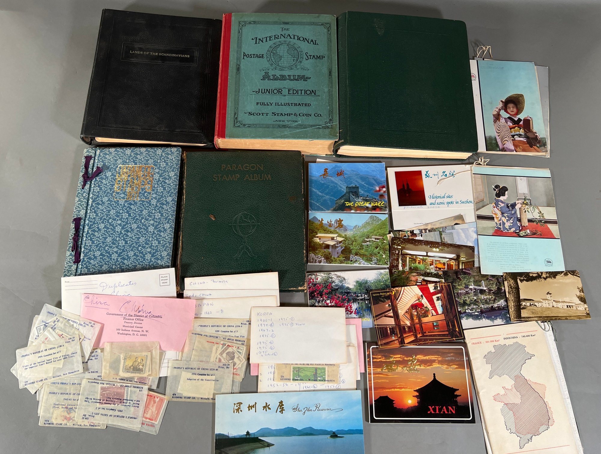 Stamp Collecting And Travel Memorabilia Collection #27267 ...