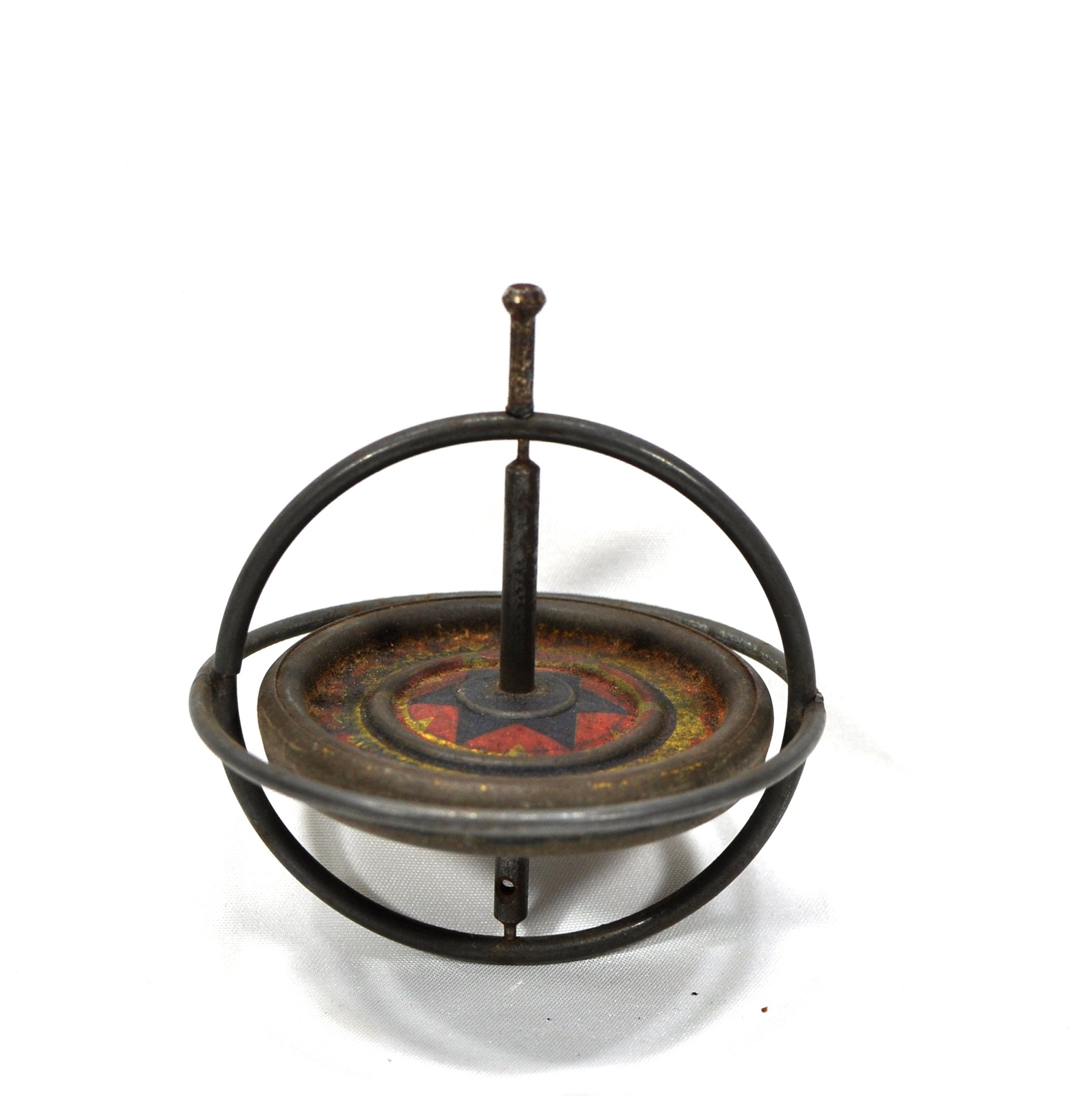 Vintage Patented 1923 Dandy Gyroscope Top Steel Spinning Toy #22298 ...