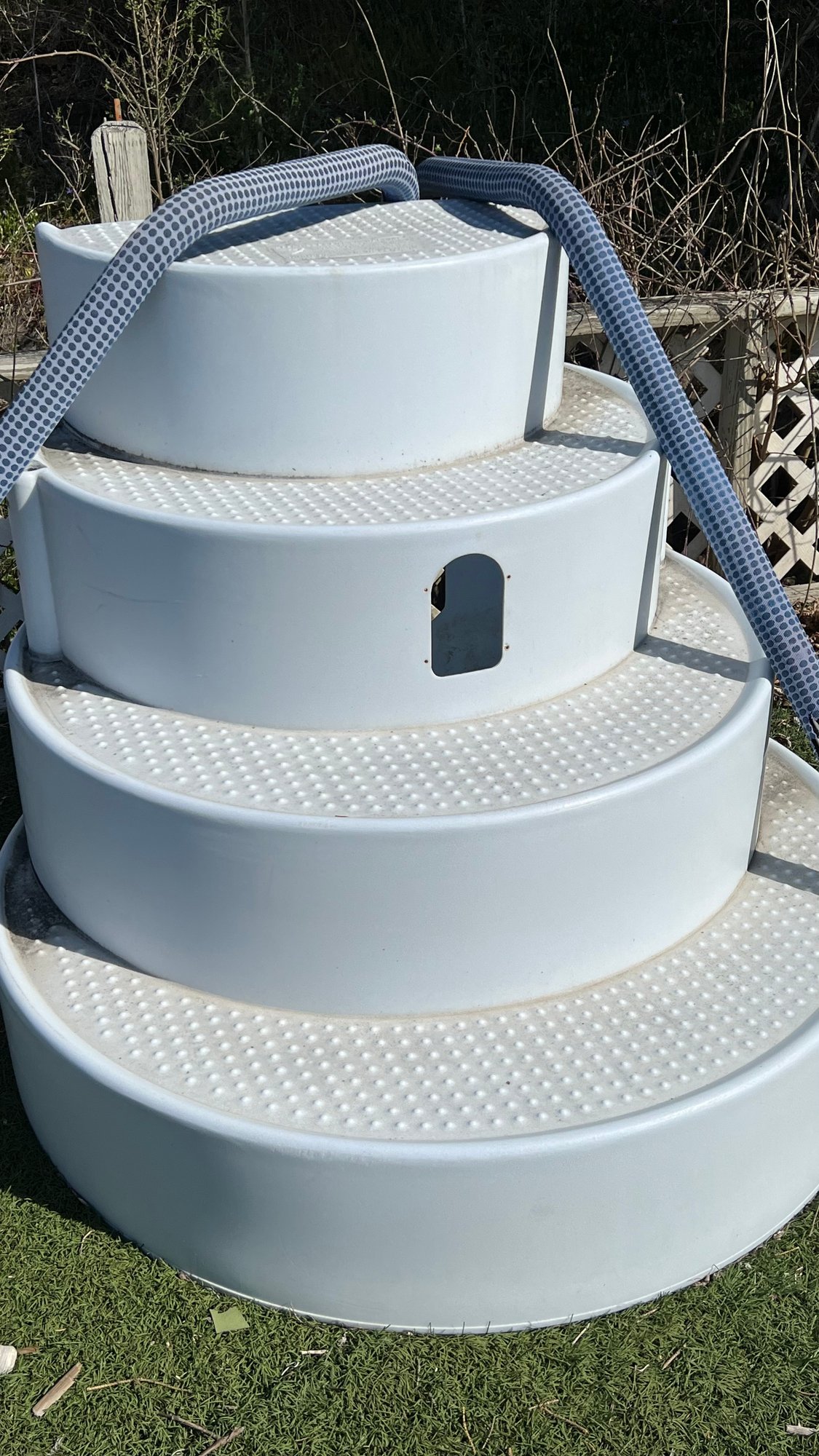 Above Ground Pool Stairs Wedding Cake Above Ground Pool Stairs #1458 ...