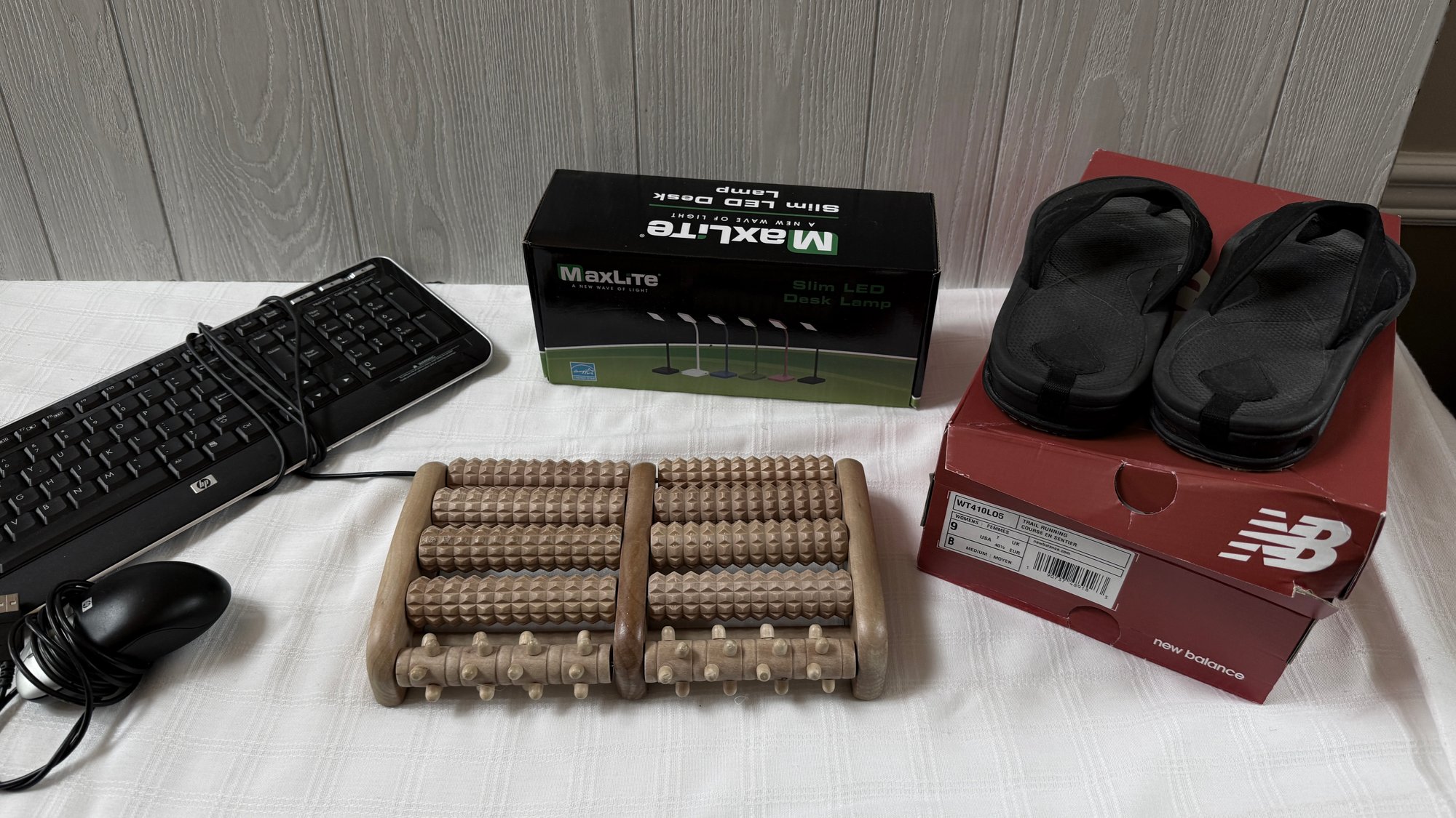 New Balance Flip Flops, Foot Massager, New LED Desk Lamp, & Dell ...