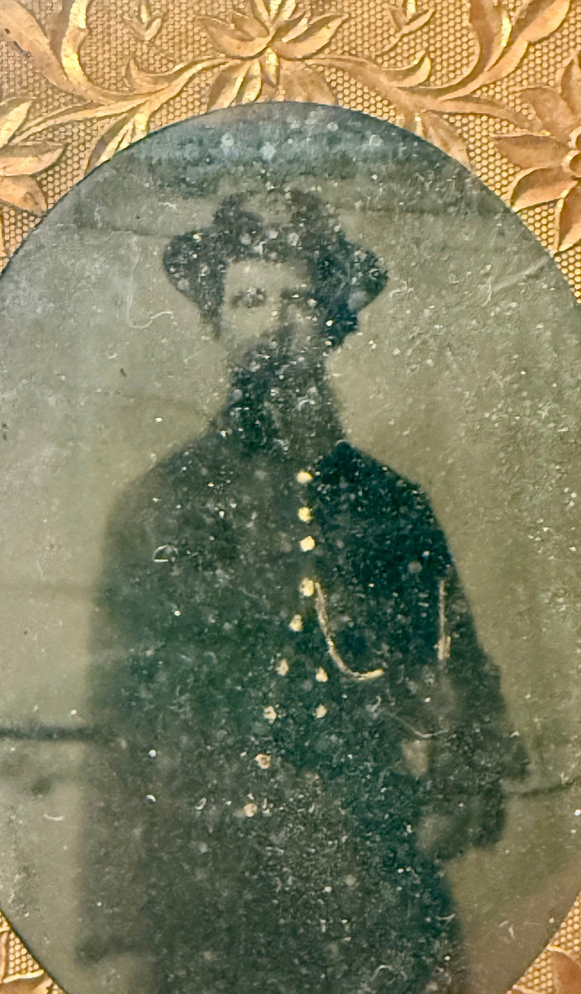 Civil War Era Ambrotype Photograph Soldier In Military Uniform #54245 ...