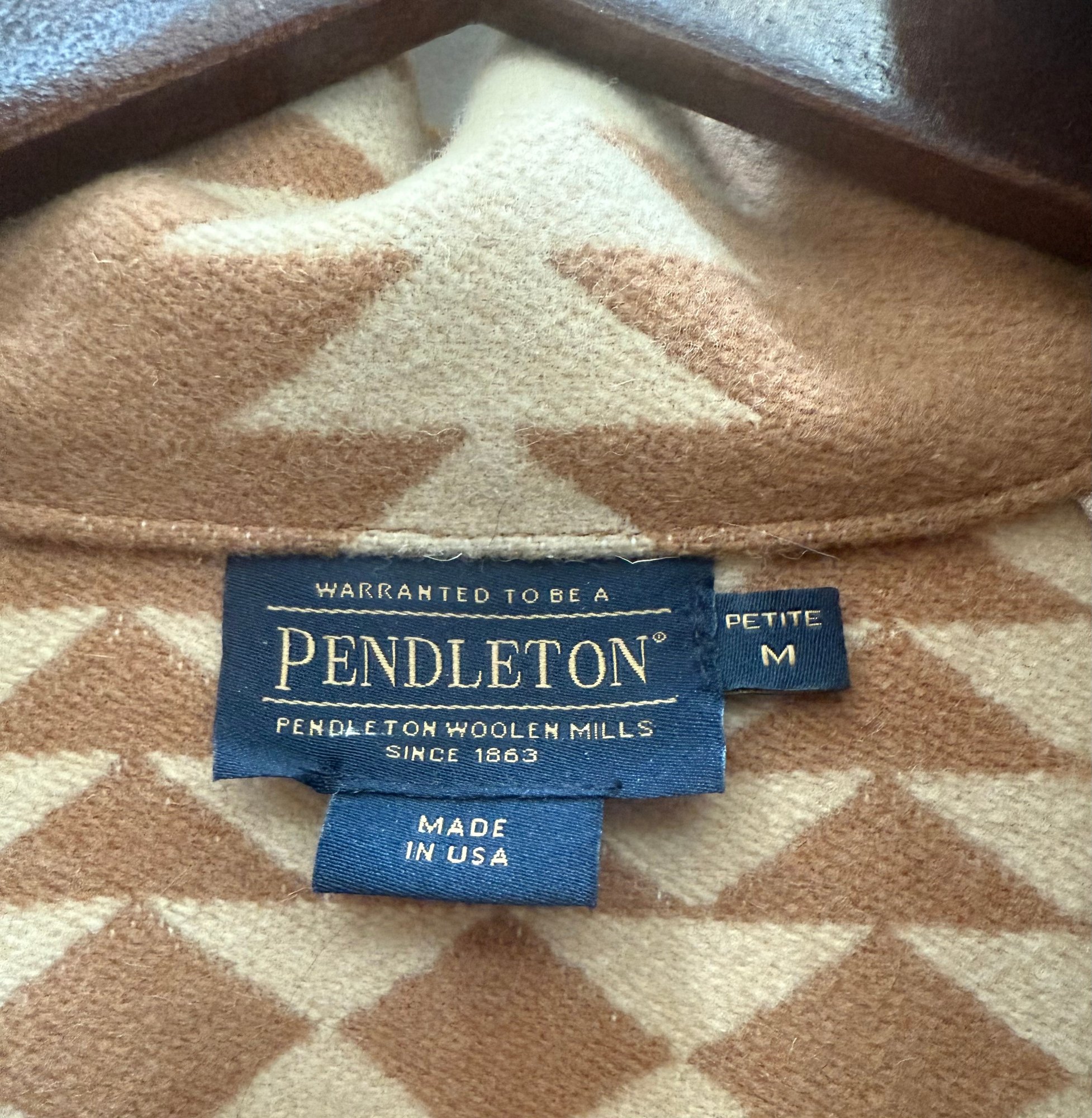 Pendleton Women's 1930's Archive Tan Harding Coat Size Medium #47677 ...