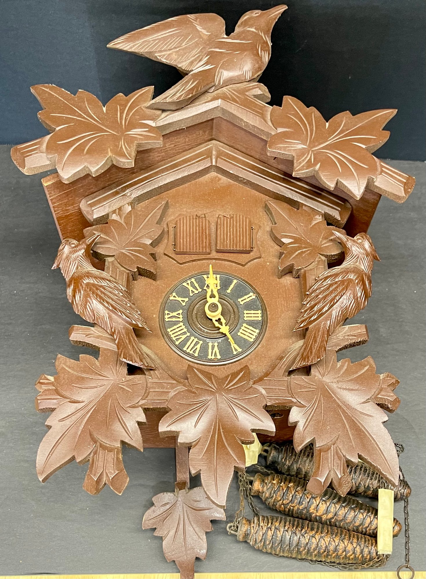 1967 Germany Cuckoo Clock By Bachmier And Klemmer Works #33790 ...
