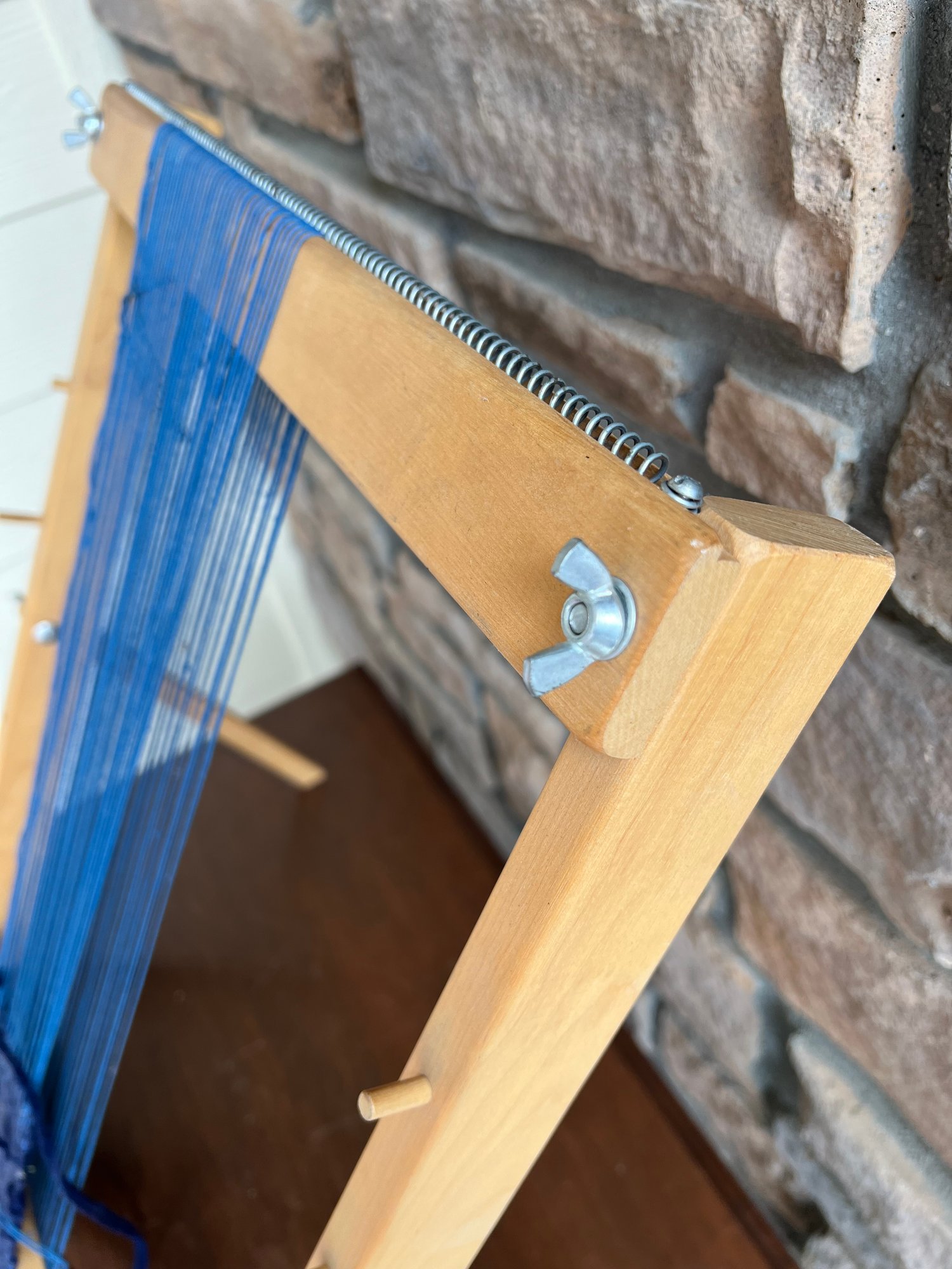 Robert's Wooden Table Top Loom With Partial Project #45901 ...