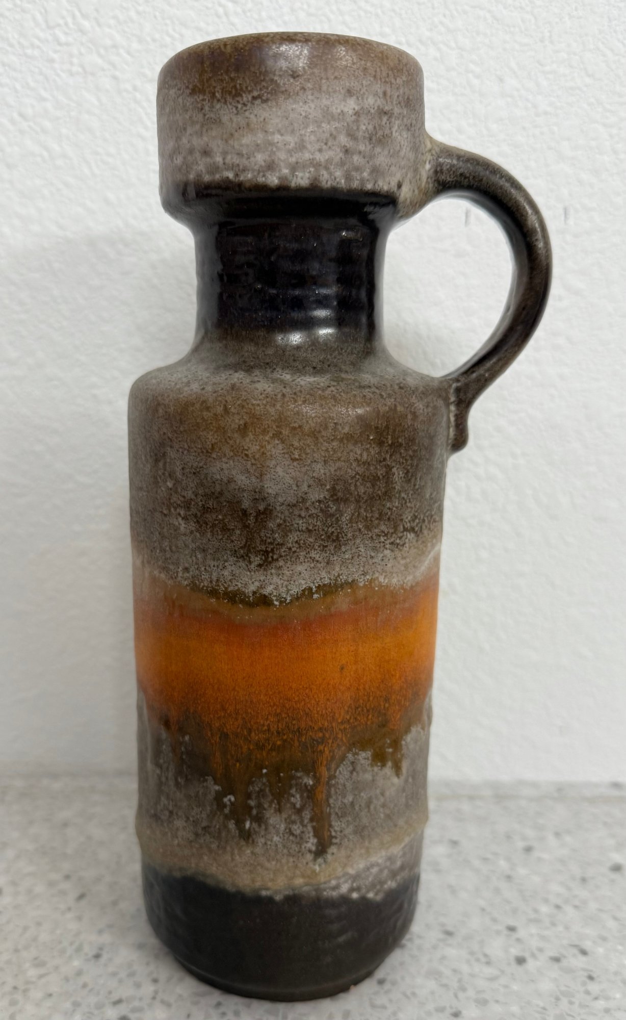 MCM Karstens Tonnieshof West Germany Handled Pottery Vase #50755 ...