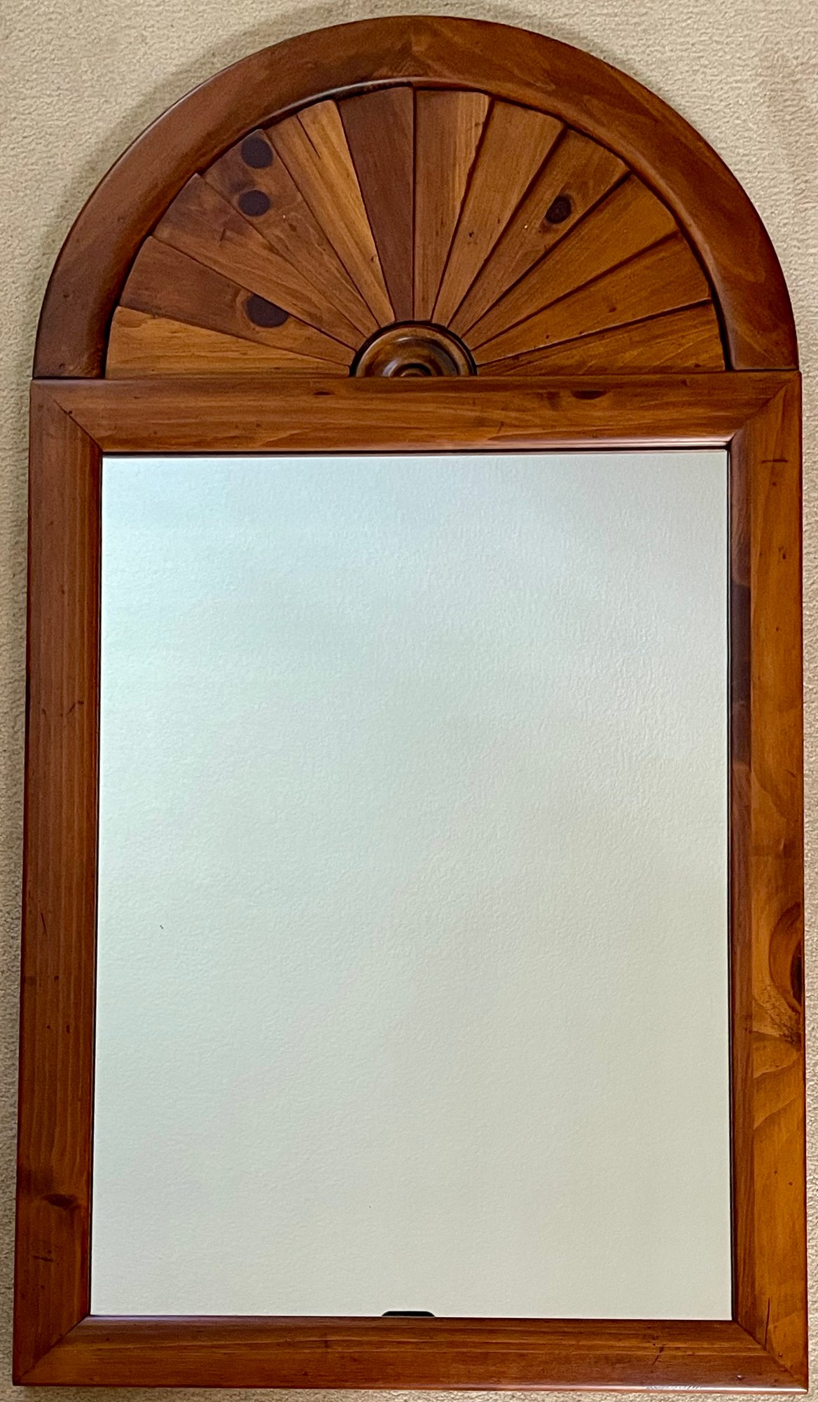 Vintage Ethan Allen Solid Wood Mirror #42083 | Auctionninja.com