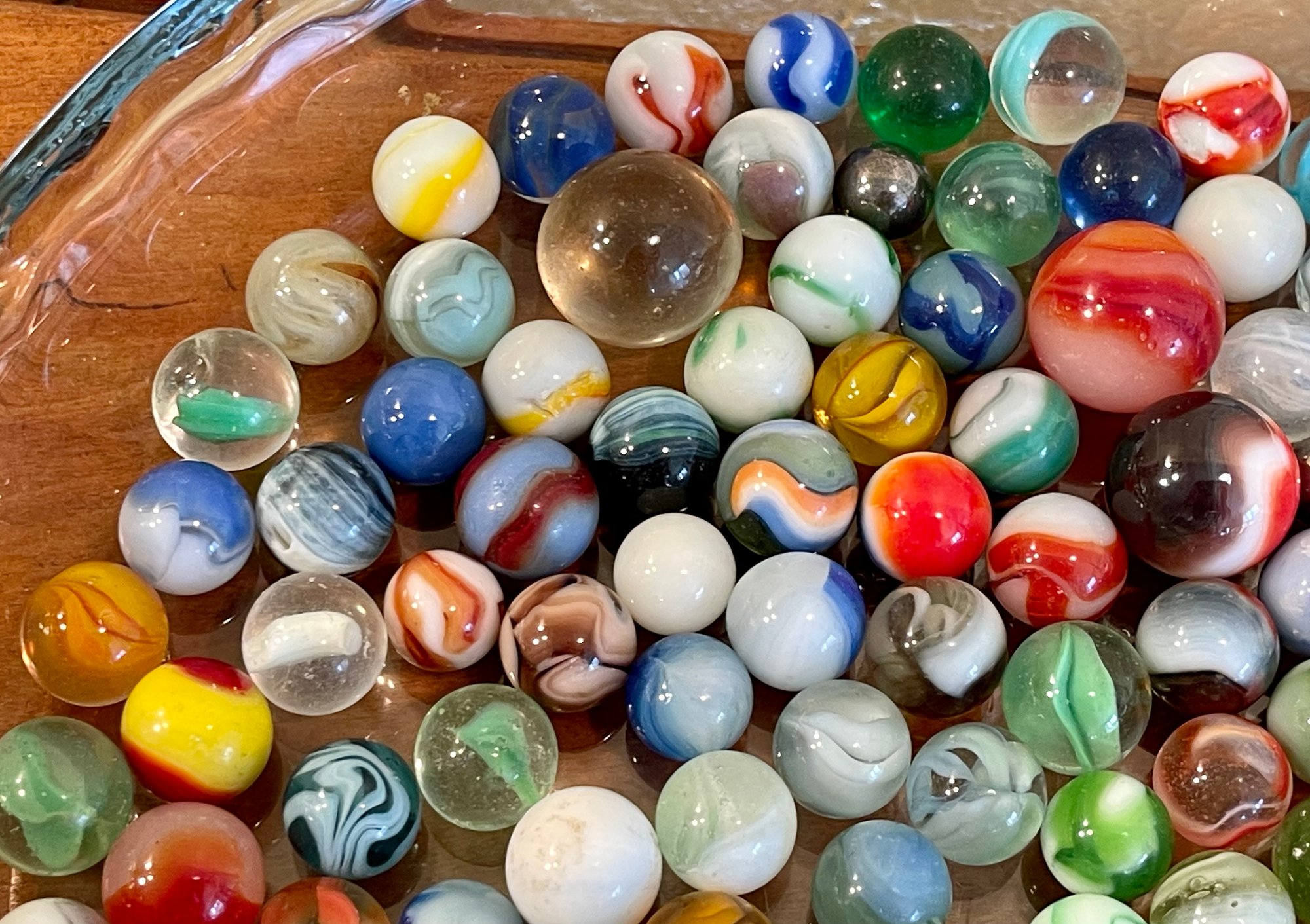 Antique & Vintage Marbles - Akro Agate - Peltier - Glass - Cat Eye's ...