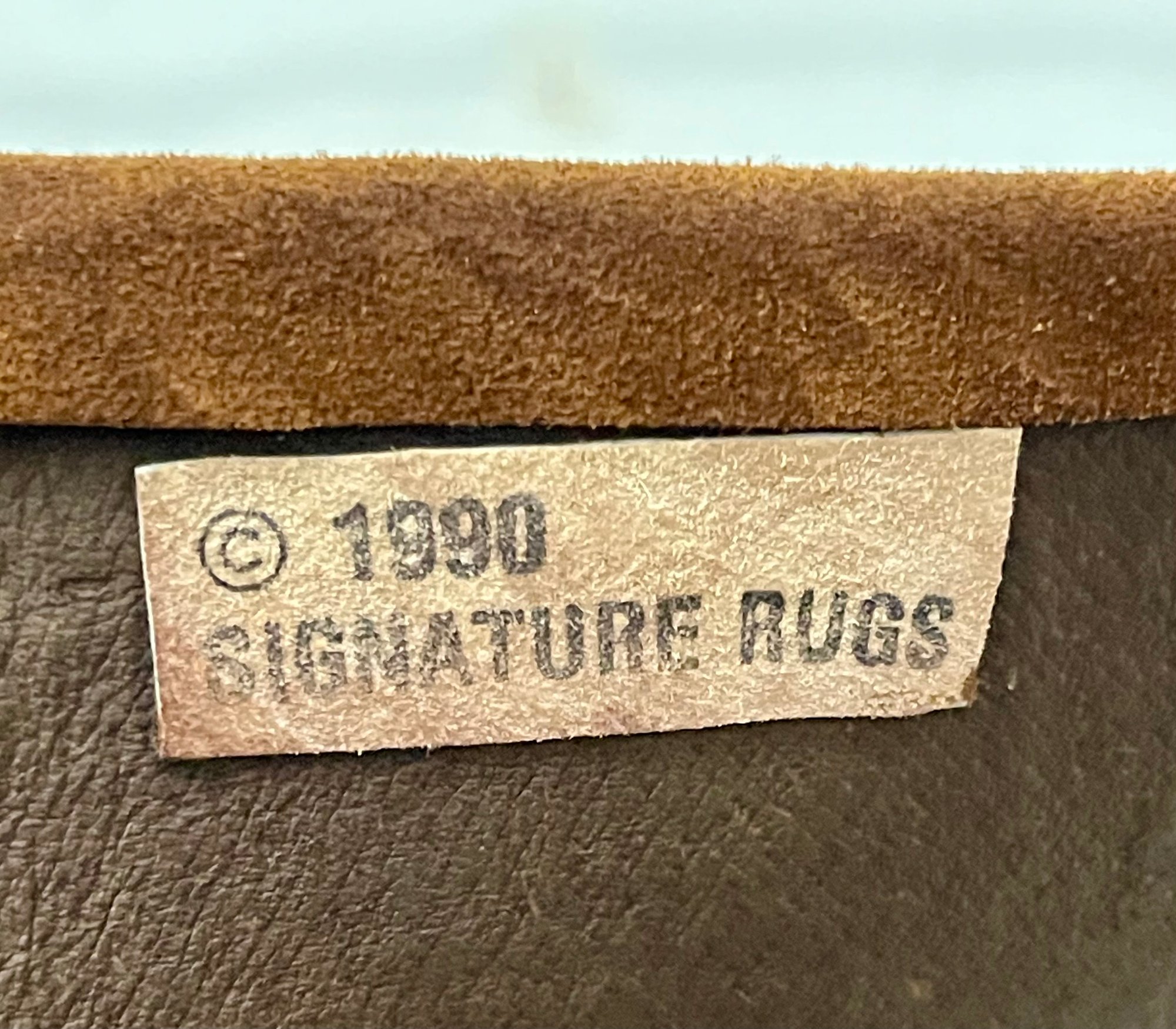 S. Hyde For Signature Rugs Dallas Texas Leather Fringe Vest With Woven ...