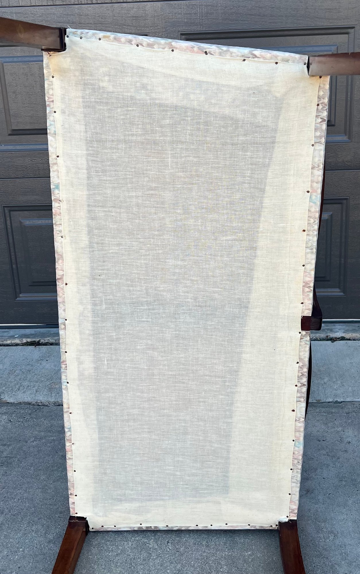 Vintage Edwardian Style 39" Upholstered Bench With Matching Cushion ...