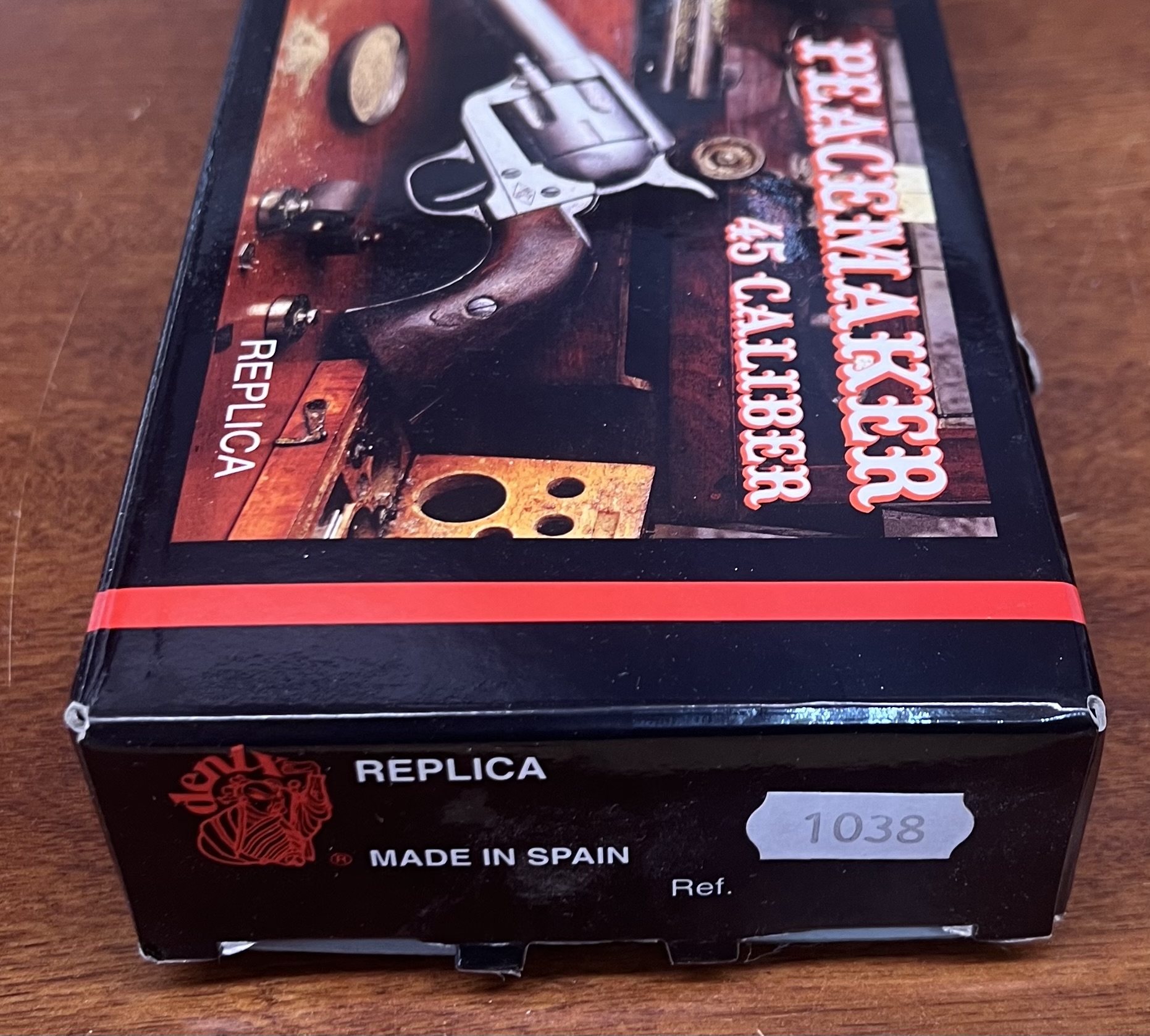 Denix Authentic Replica 1886 Peacemaker 47 Caliber Revolver With Box ...