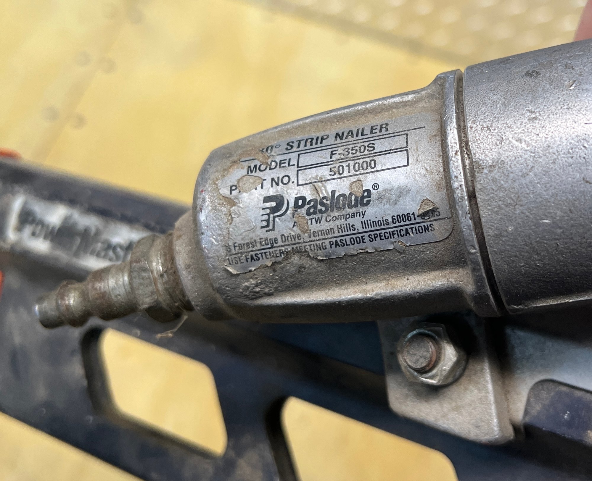 Paslode PowerMaster Plus 30 Degree Pneumatic Framing Nailer Model F ...