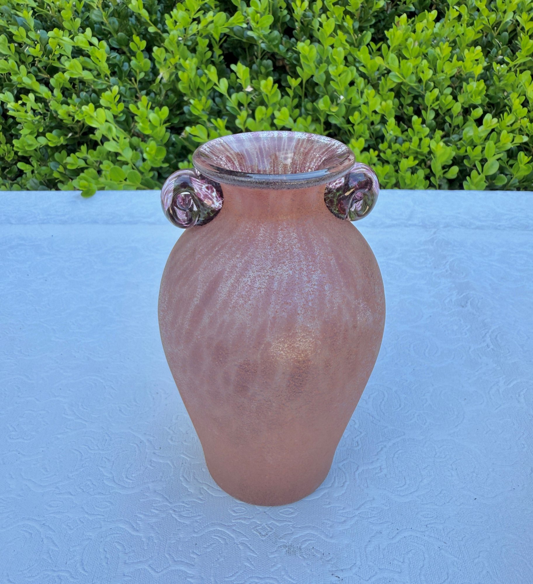 After Seguso Vertri D'Arte Glass Amphora #9588 | Auctionninja.com