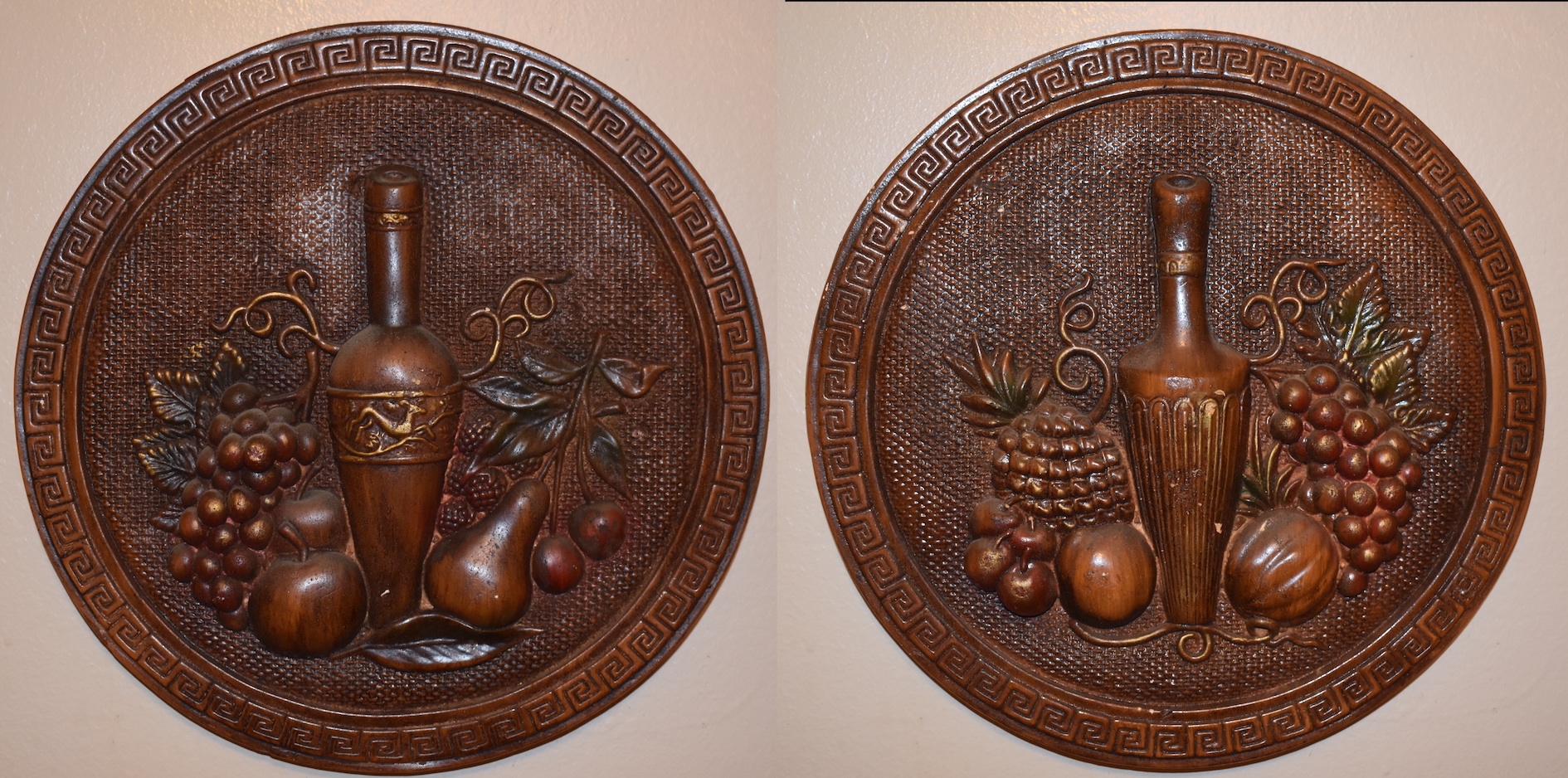 Decorative Italian Wall Plaques #1216 | Auctionninja.com