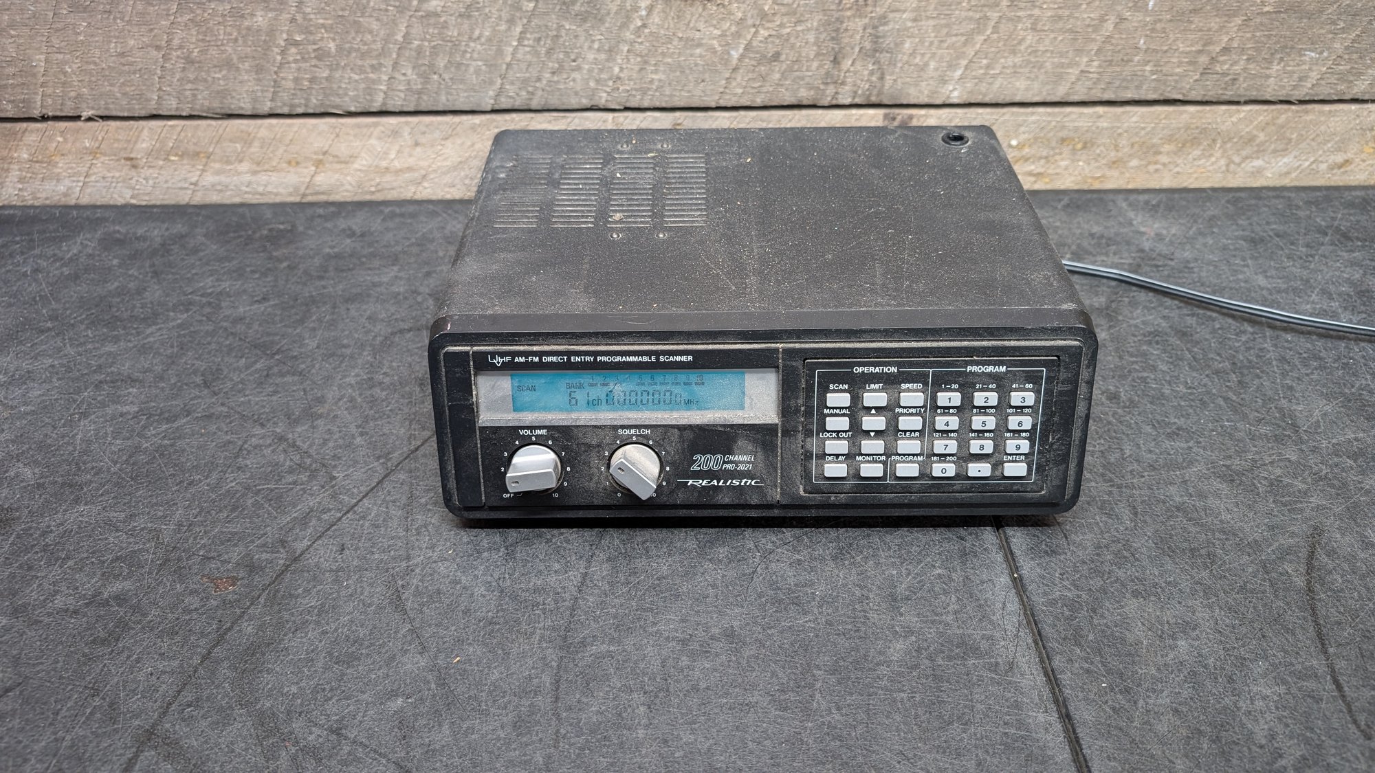 AM-FM Programmable Scanner F1 #30438 | Auctionninja.com