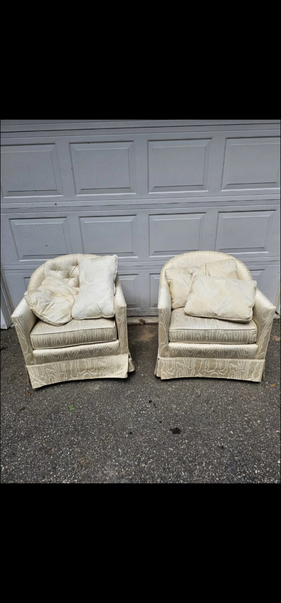 2 Vtg Henredon Down Chairs #32550 | Auctionninja.com