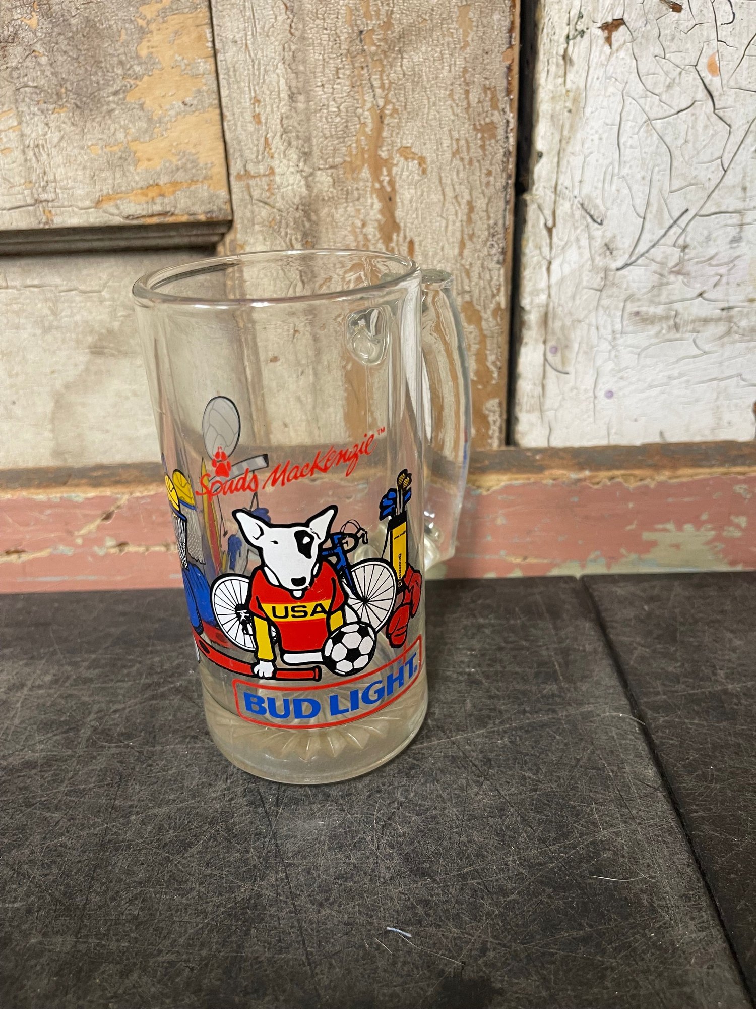 Vintage Bud Light Spuds MacKenzie Beer Mug (R4c) #42023 | Auctionninja.com