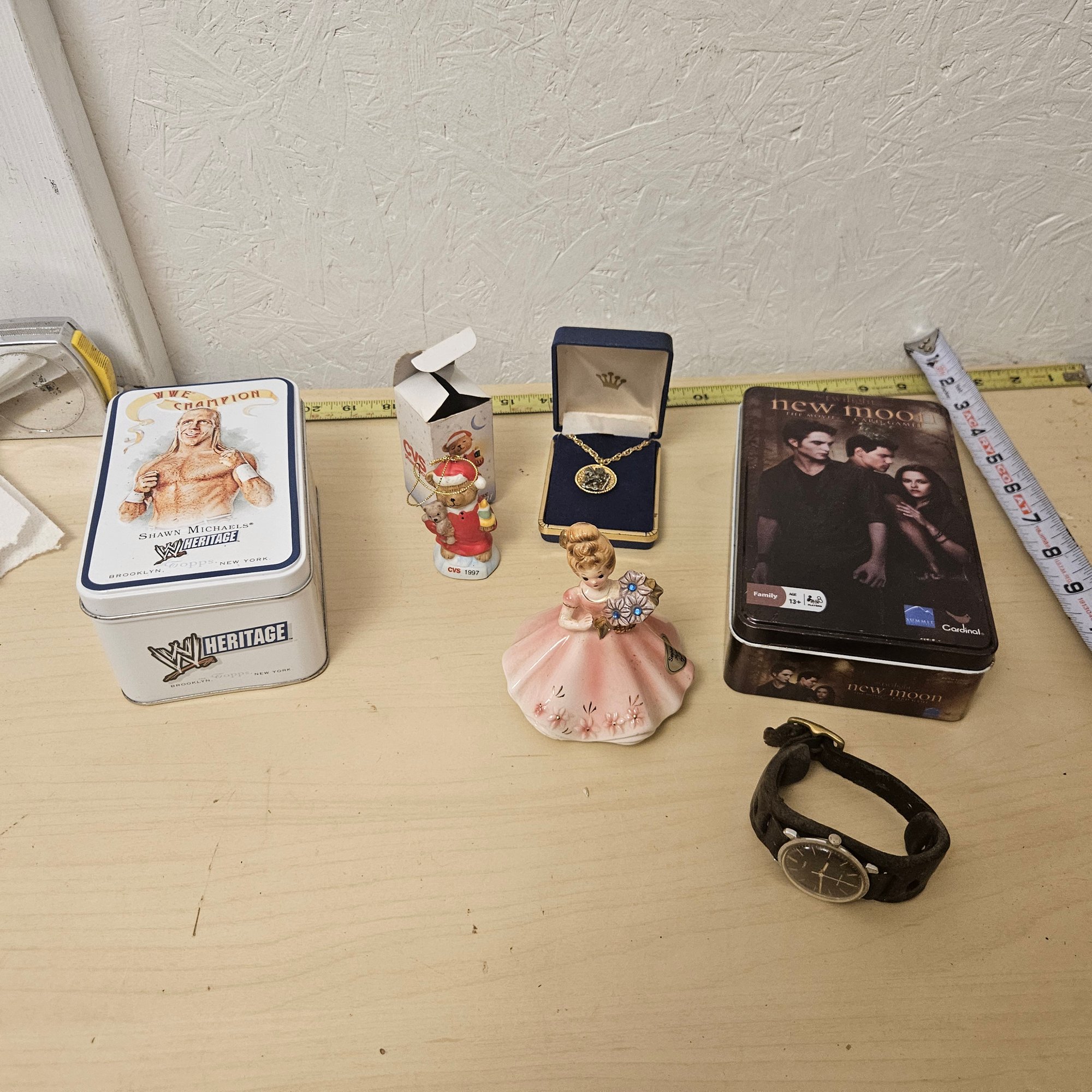 Festive Treasures & Whimsical Delights: Ornament, Kid's Watch, WWE Tin ...