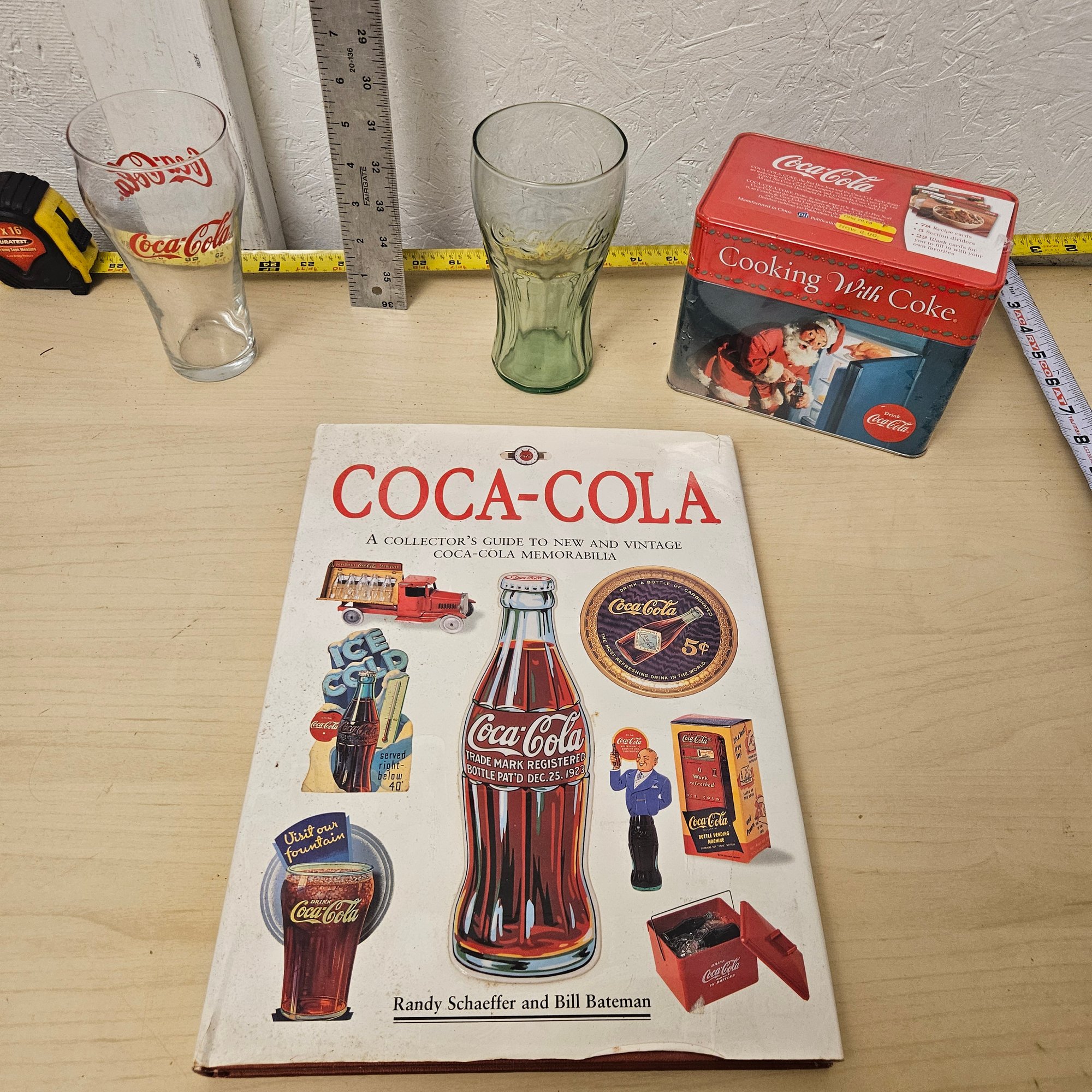 Coca-Cola Memories Collection: 2 Glasses, Memorabilia Book, & Tin #3667 ...