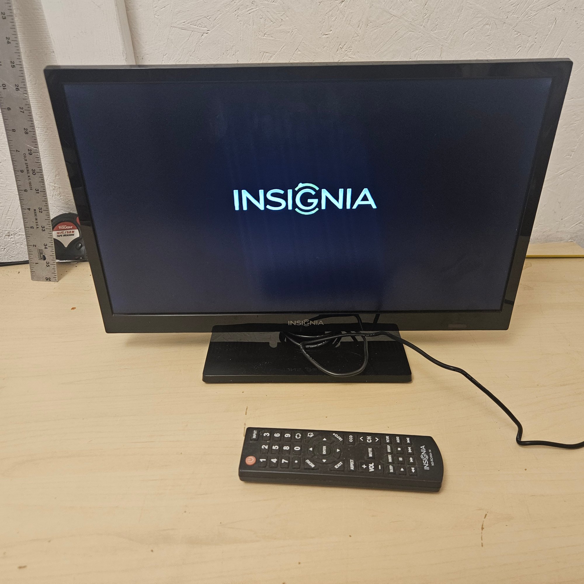 Insignia LED TV Monitor With Remote High-Quality Display & Convenient ...