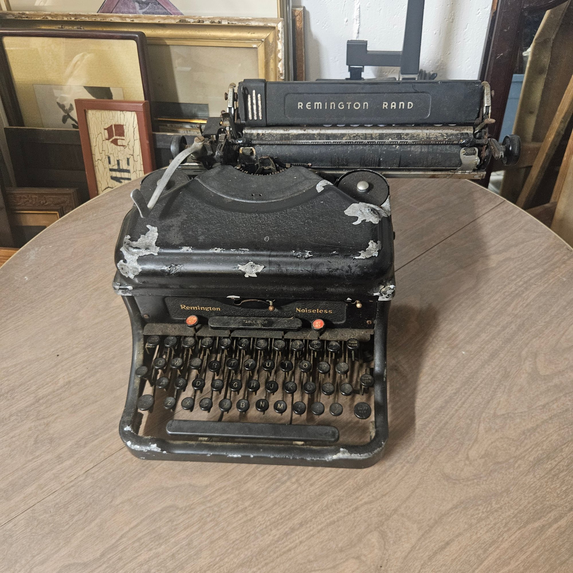 Vintage Remington Rand Typewriter Classic Mechanical Writing Machine ...