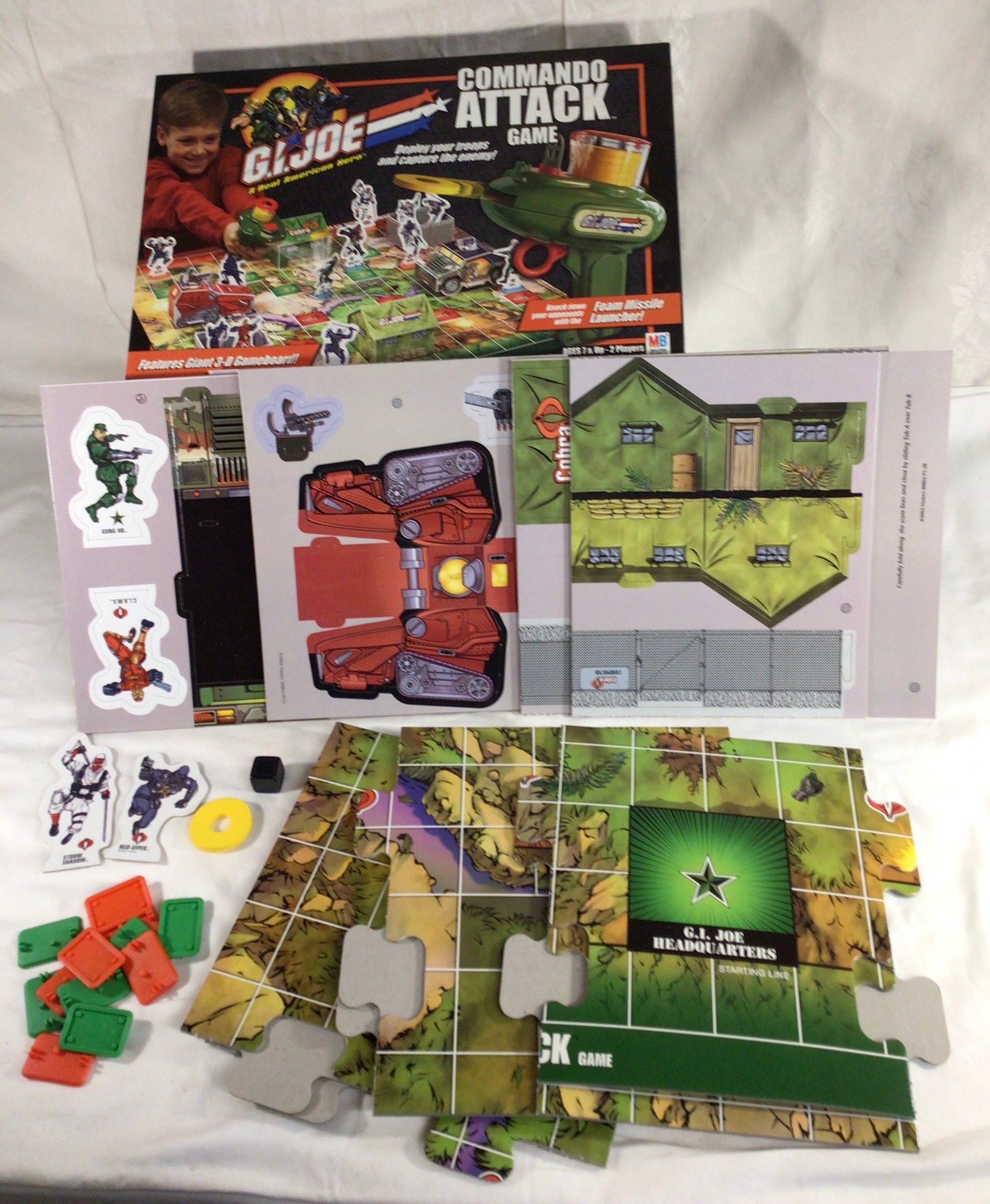 G.I. Joe Commando Attack Game By Milton Bradley #21753 | Auctionninja.com