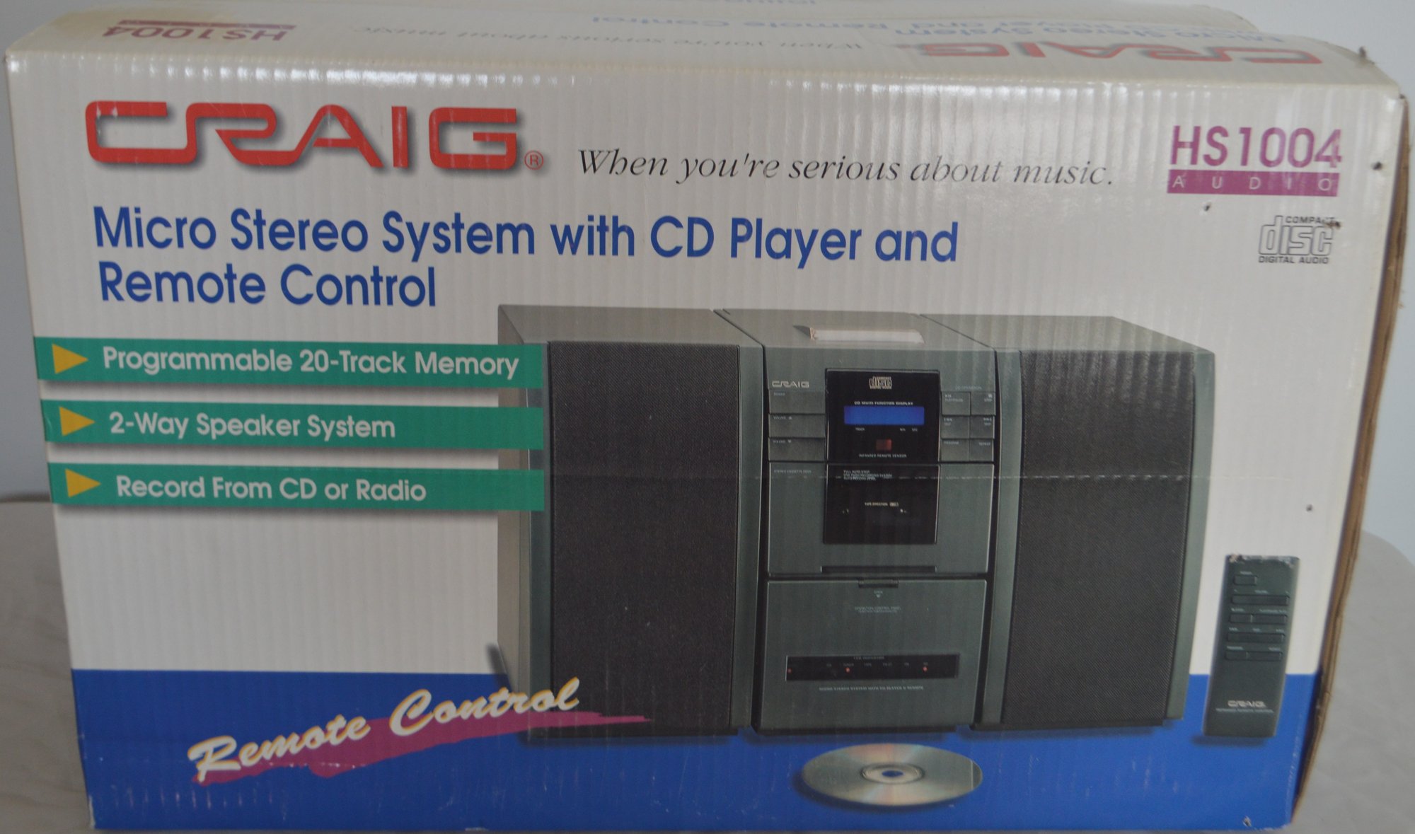 Craig Micro Stereo System #9772 | Auctionninja.com