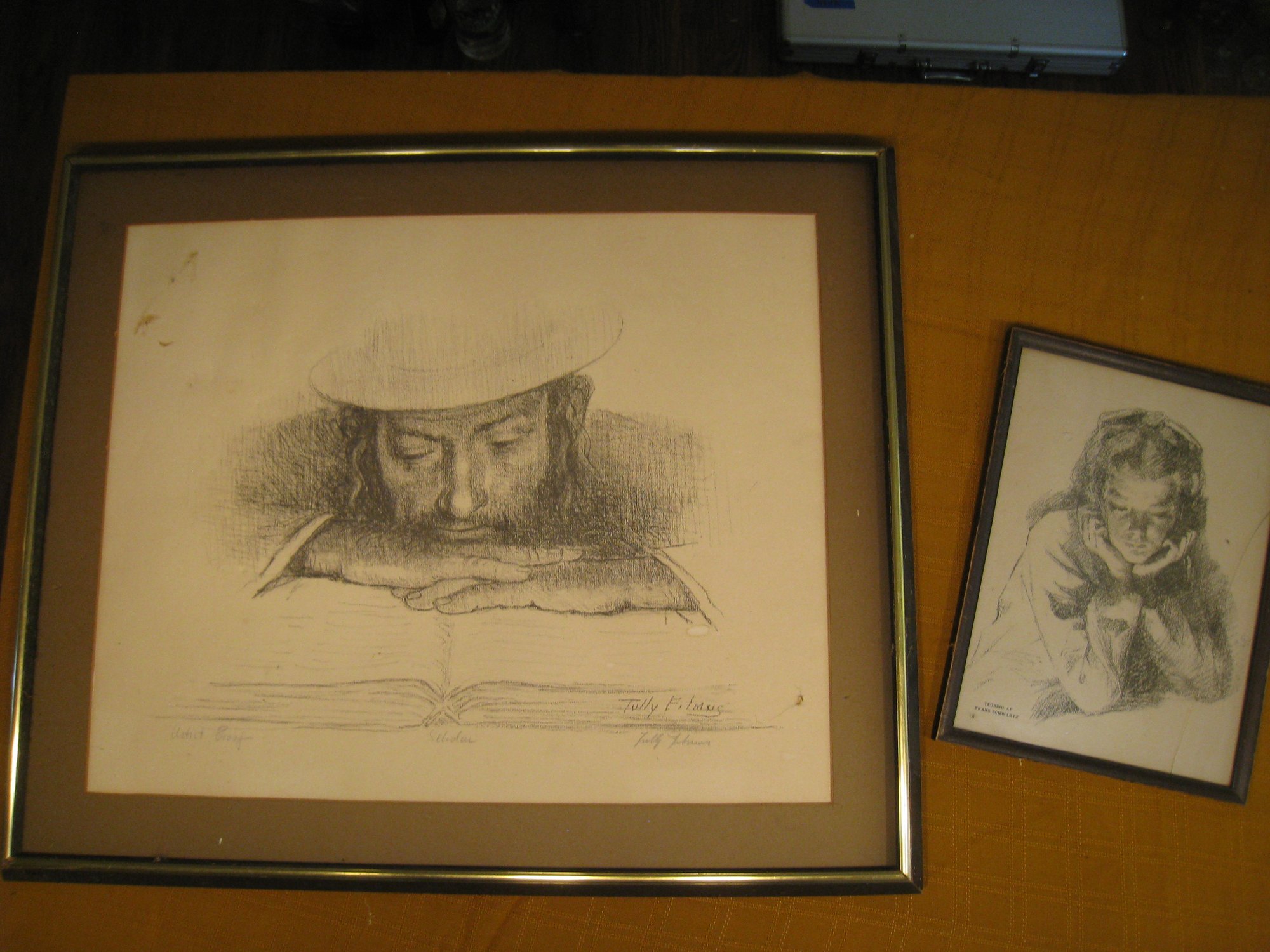 Artist Proof -Tully Filmus & Tegning AF Fran Schwartz #4952 ...