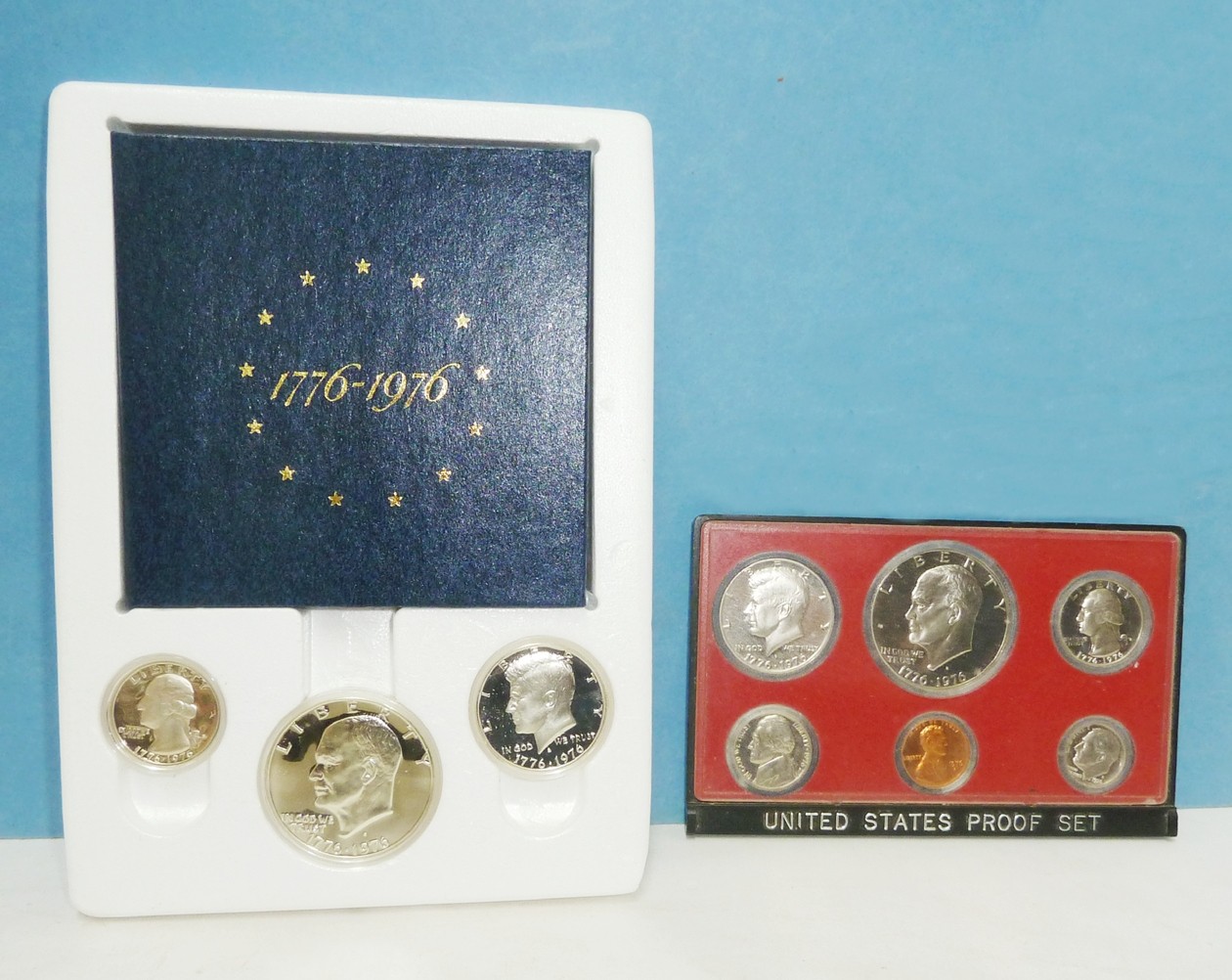 (2) Sets Of Proof Coin LOT, "Bicentennial 1776 ~ 1976 COINS" #10932 ...