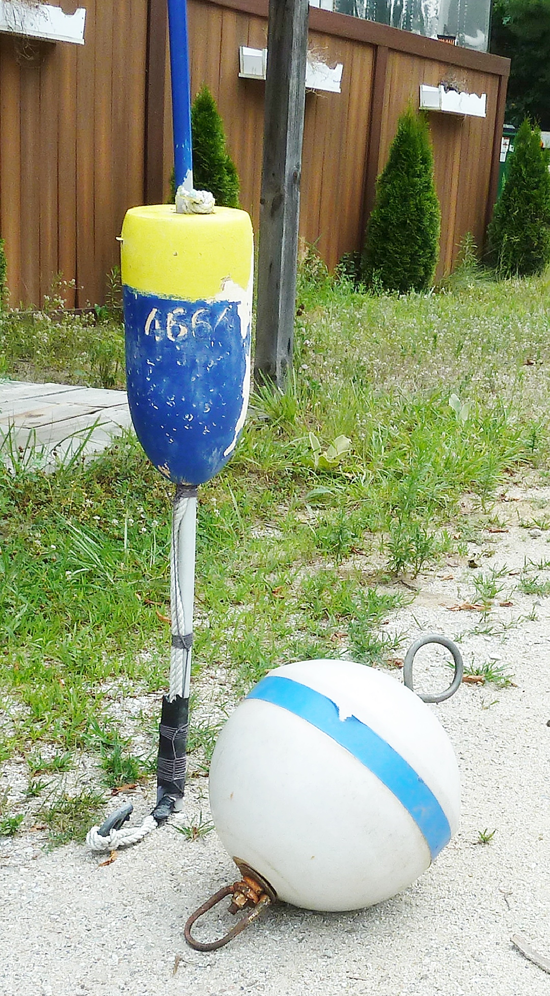 Mooring Buoy & Long Buoy 2 Pc, Nautical #6836 | Auctionninja.com