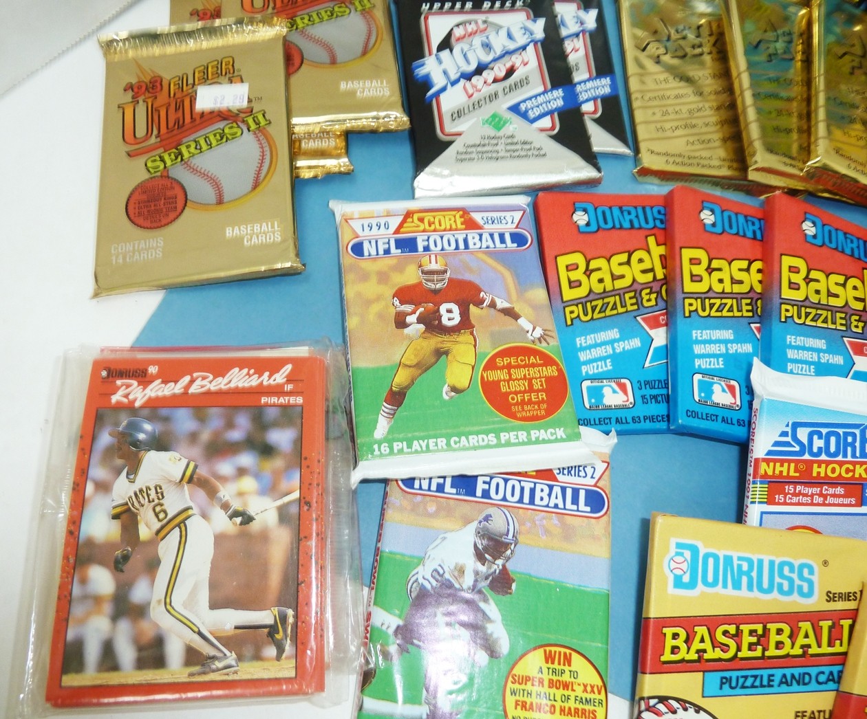 (53) SEALED Trading Card Packages, Baseball, Hockey, Football, SEE LIST ...