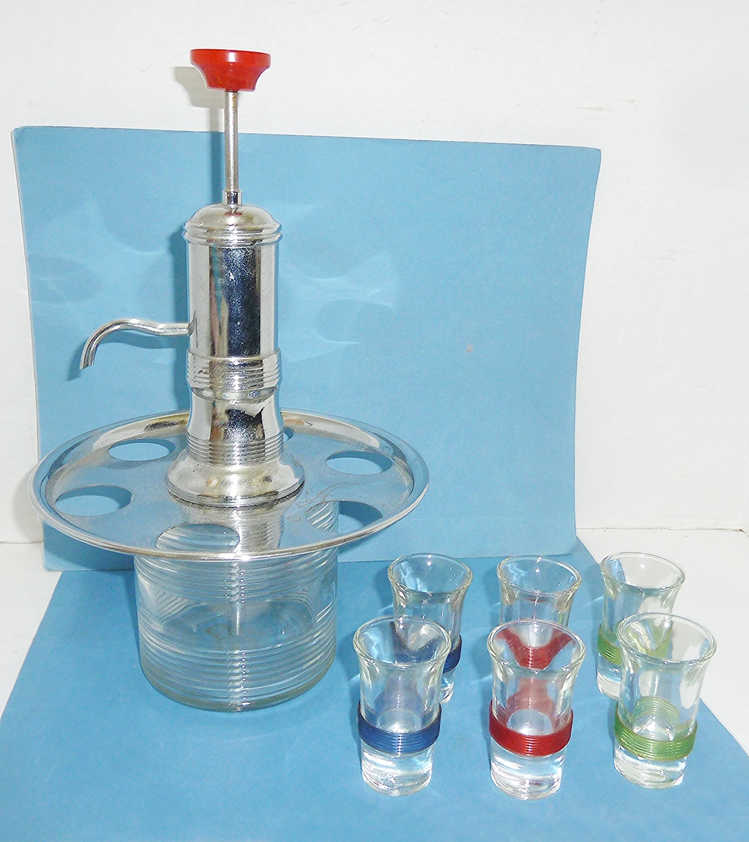 Art Deco Pump Cordial Drink Dispenser #8200 | Auctionninja.com