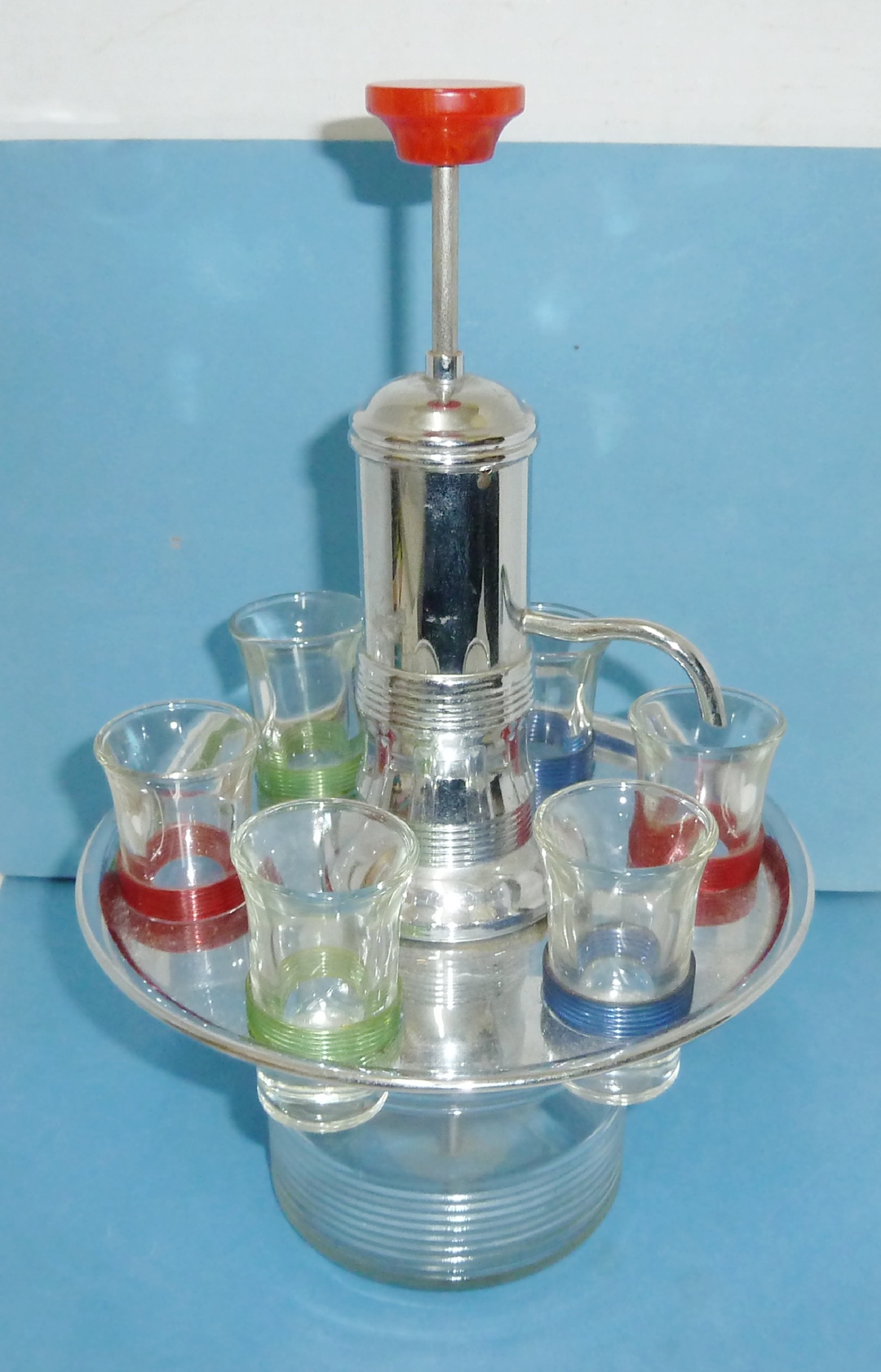 Art Deco Pump Cordial Drink Dispenser #8200 | Auctionninja.com