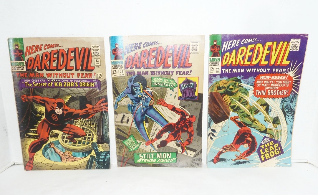 (13) Vintage Dare Devil Comic Books, 12 Cents #9756 | Auctionninja.com