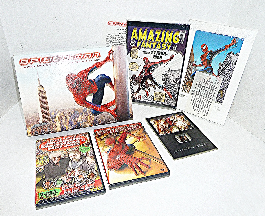 Spider-man Ltd. Ed. DVD Collector Gift SET (our Lot #10) #7062 ...