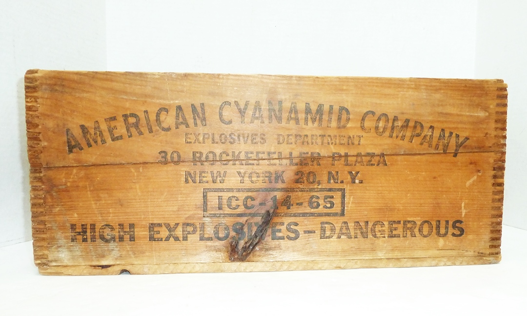 Vintage High Explosives Wooden Box, Advertising #7026 | Auctionninja.com