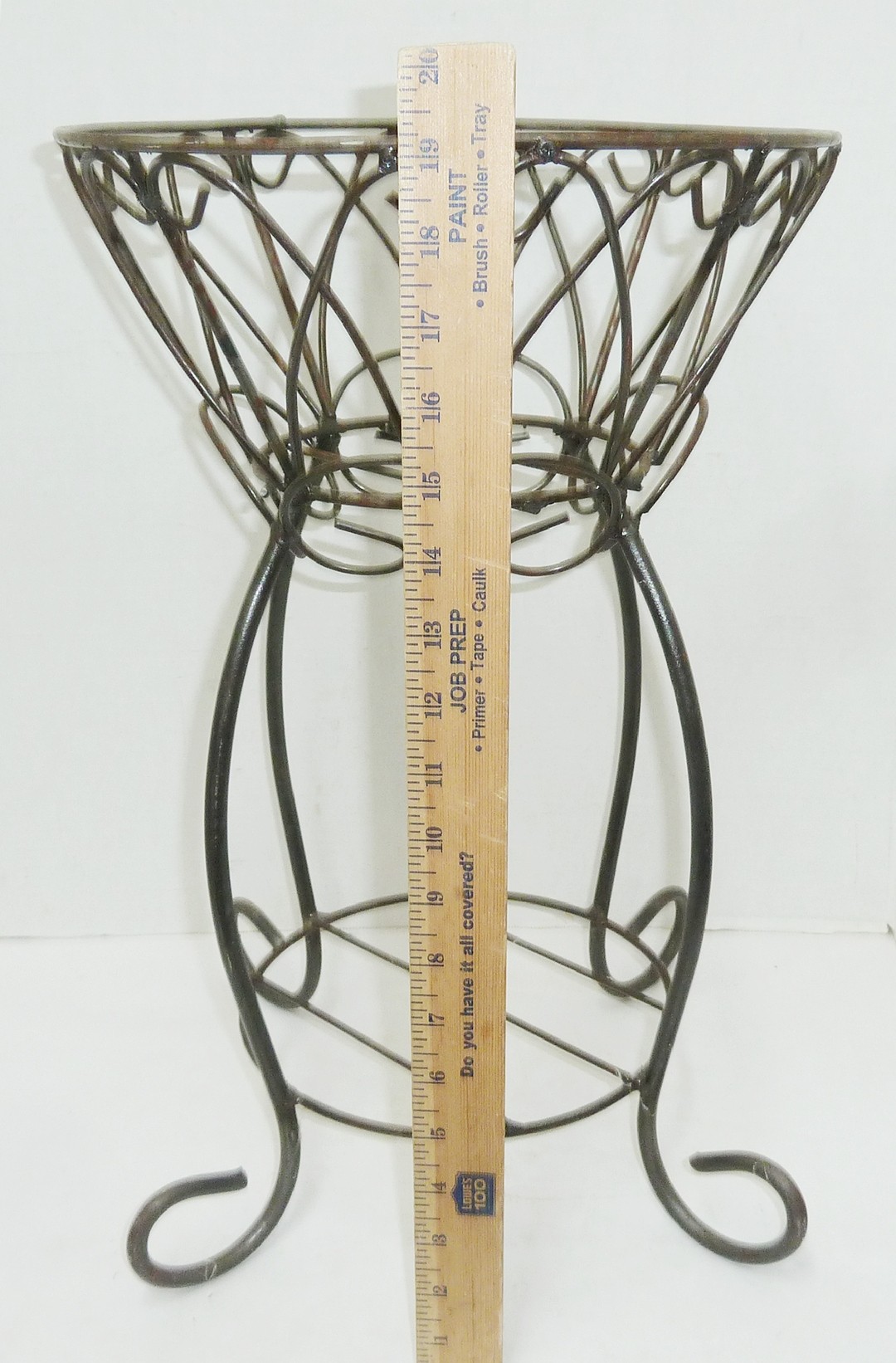 NO SHIP * Vintage Iron Stand Planter, Ready For Your Plant #11343 ...