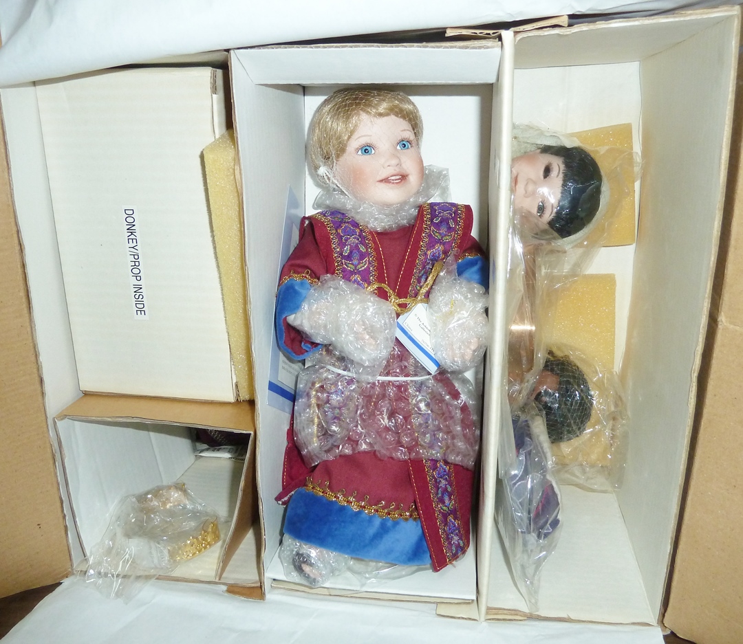 Ashton Drake Porcelain Dolls "THE 3 WISE MEN" #8531 | Auctionninja.com