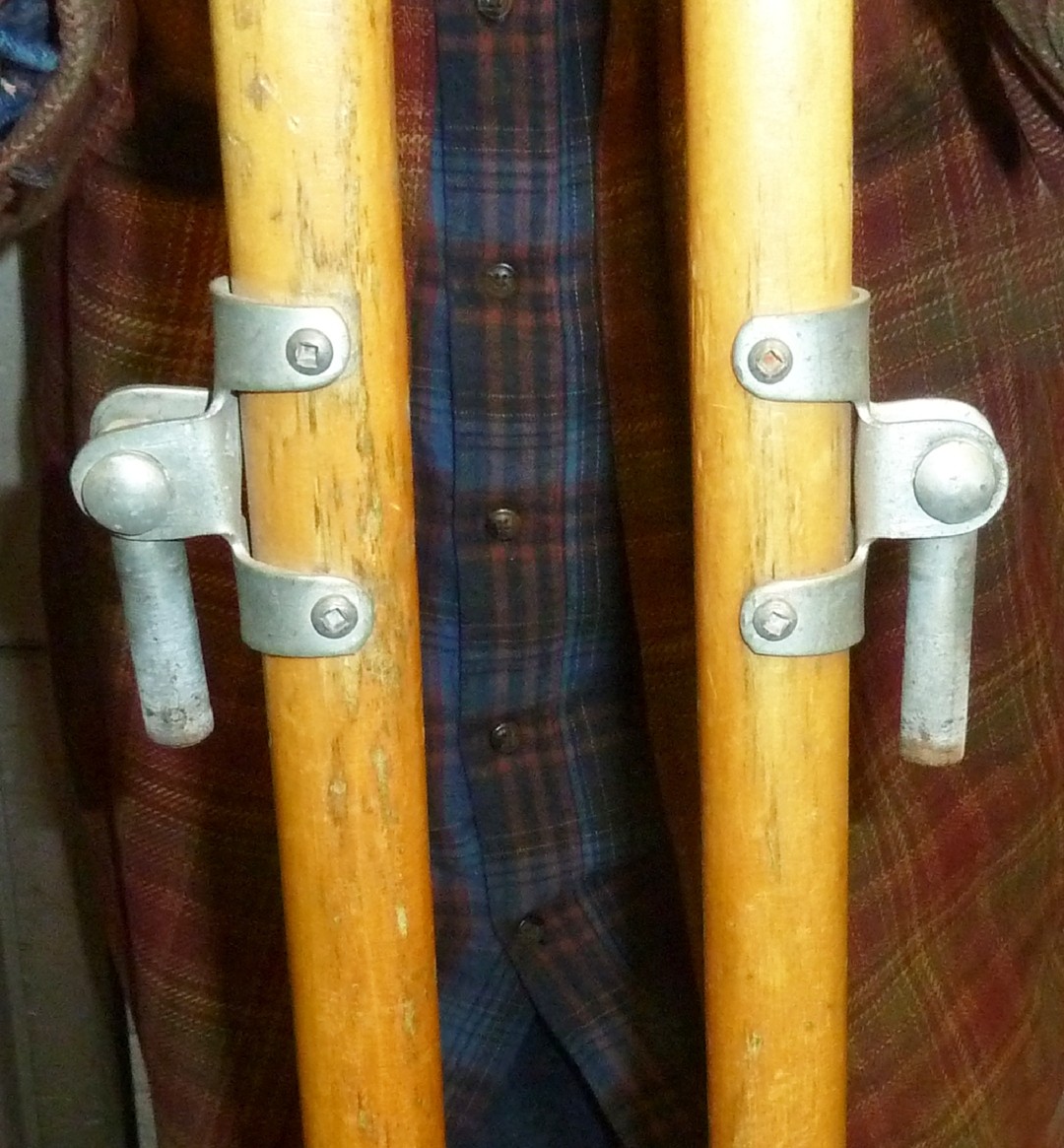 Vintage PAIR Wooden Oars, Complete With Oar Locks, Row Boat Oars, Use ...