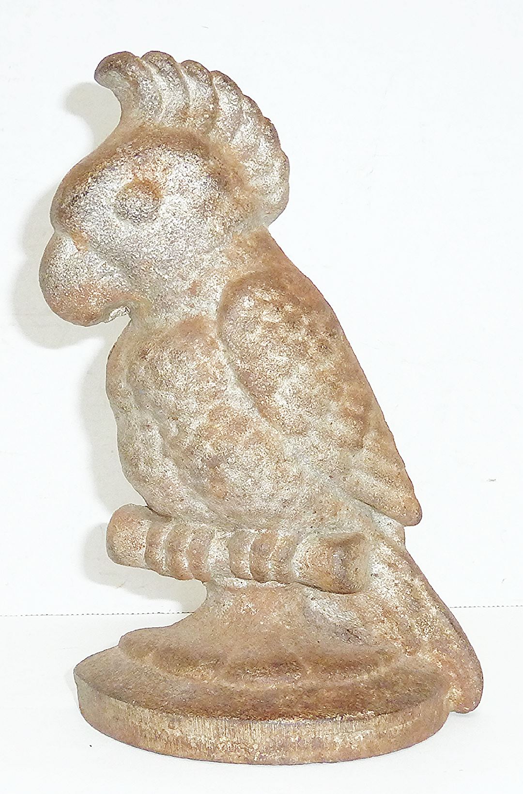 Vintage Iron Parrot Doorstop #4114 | Auctionninja.com