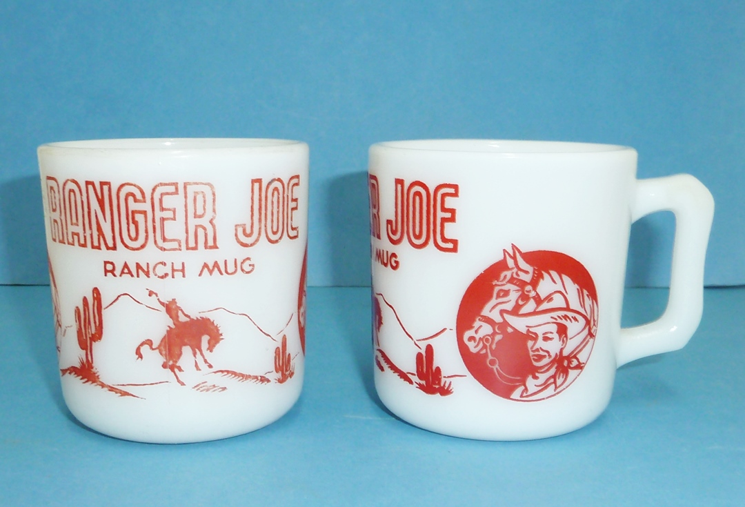 2 Vintage Ranger Joe MG Mugs #6954 | Auctionninja.com
