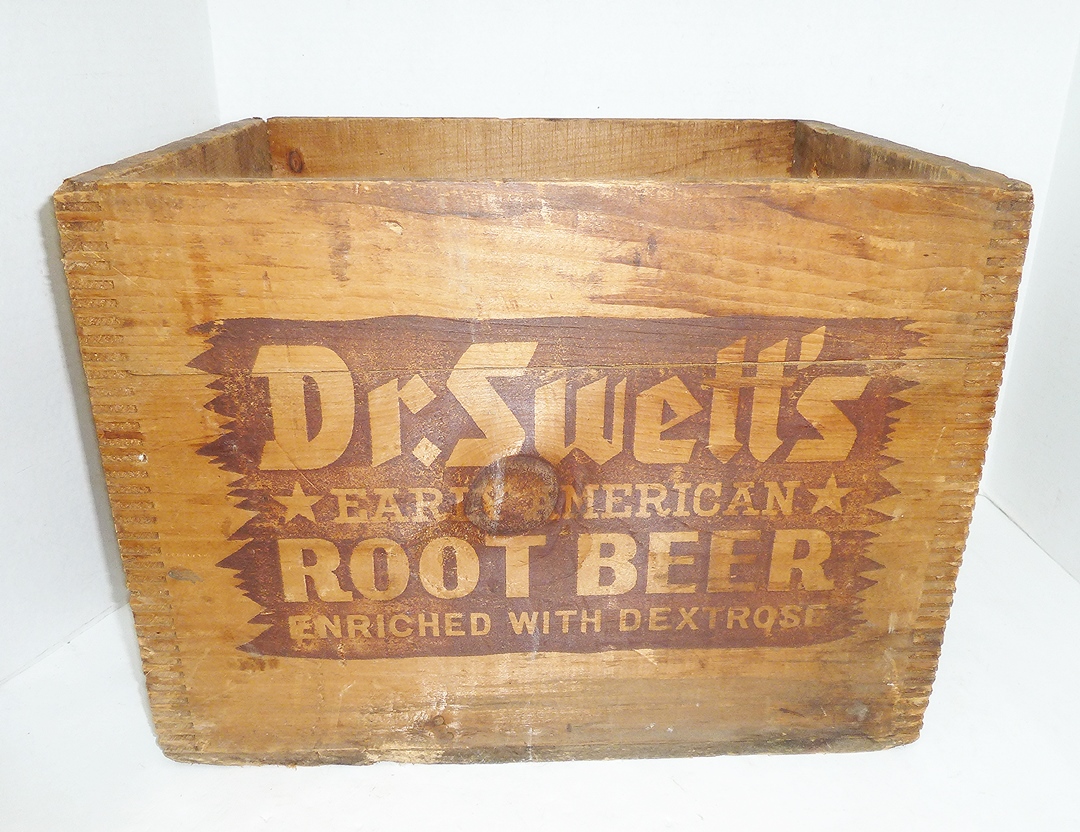 Vintage Dr. Swetts Root Beer, Wood Case #7028 | Auctionninja.com