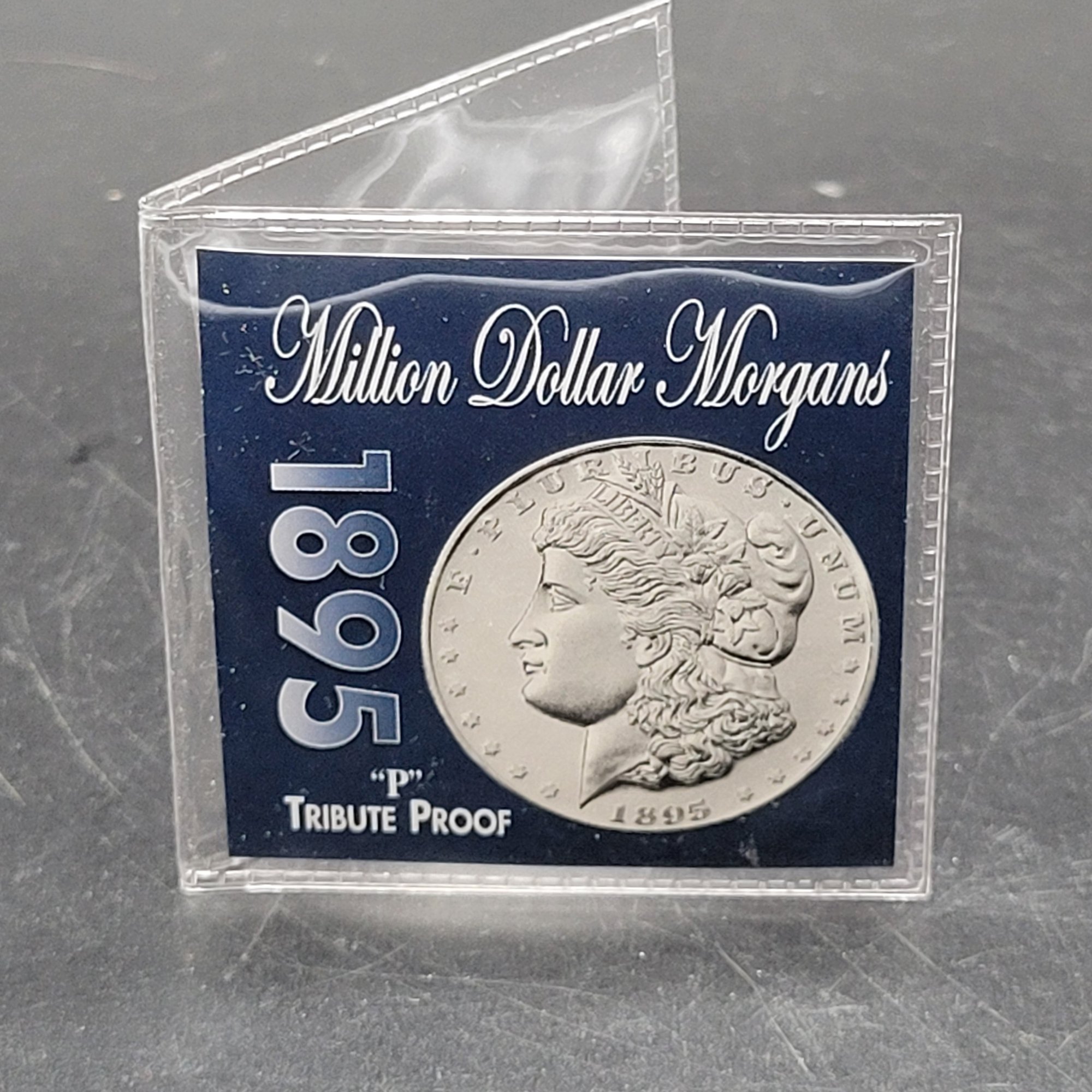 Proof Coin 1895 Tribute Proof 'P' Morgan Dollar Replica Coin COPY ...
