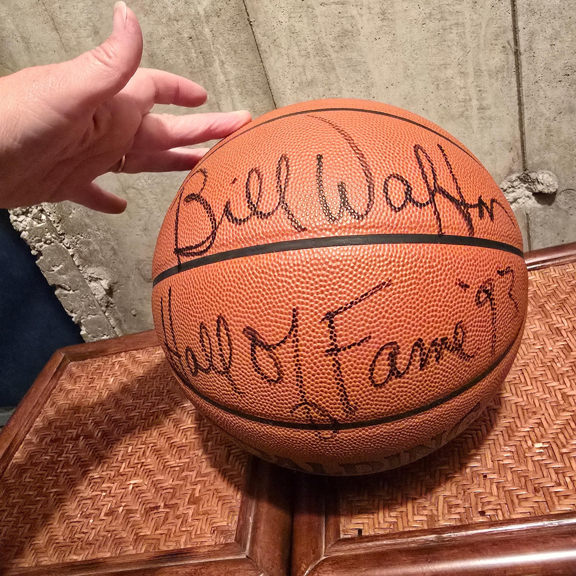 SIGNED Boston Celtics Bill Walton Hall Of Fame '93 Basketball (BSMT ...